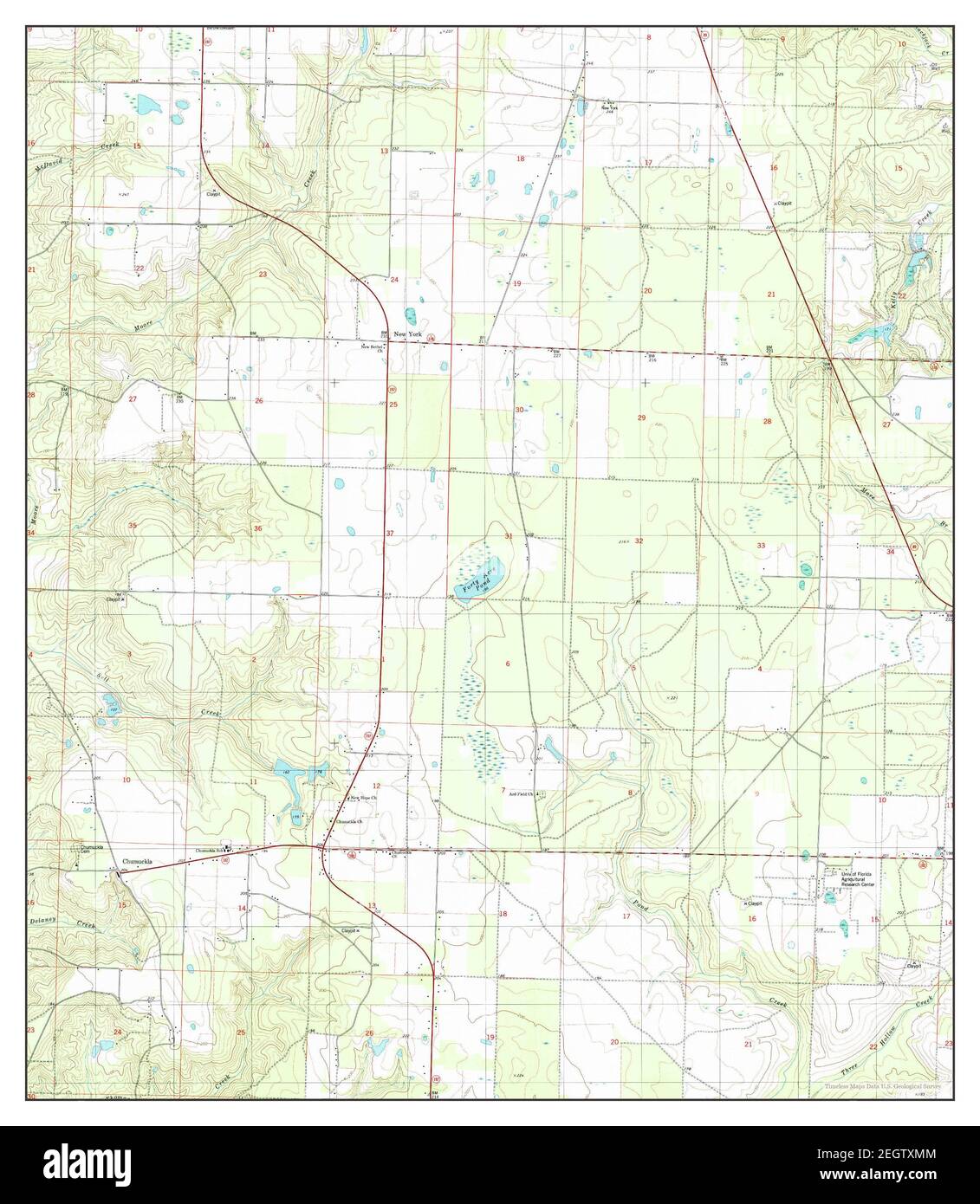 Chumuckla, Florida, map 1994, 1:24000, United States of America by ...