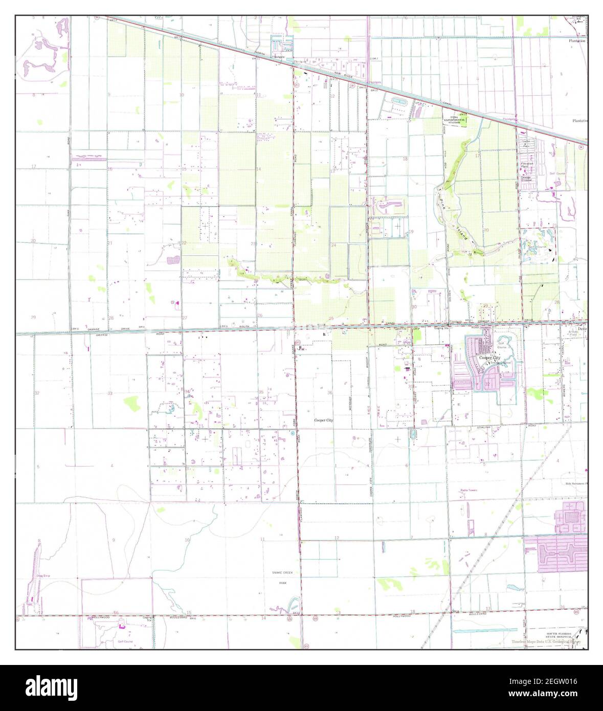 Cooper City, Florida, map 1963, 1:24000, United States of America by ...
