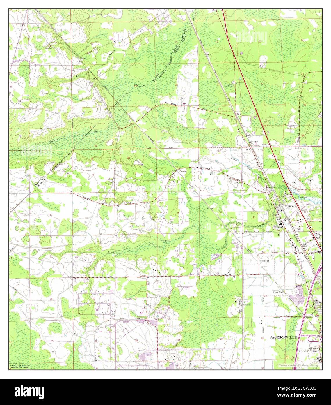 Map of dinsmore hi-res stock photography and images - Alamy