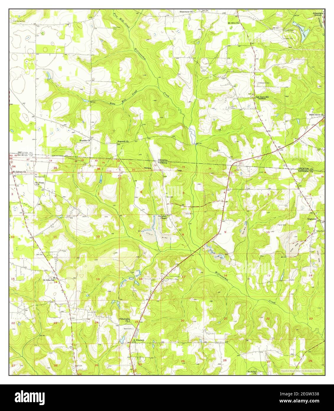 Dogtown, Florida, map 1956, 1:24000, United States of America by ...