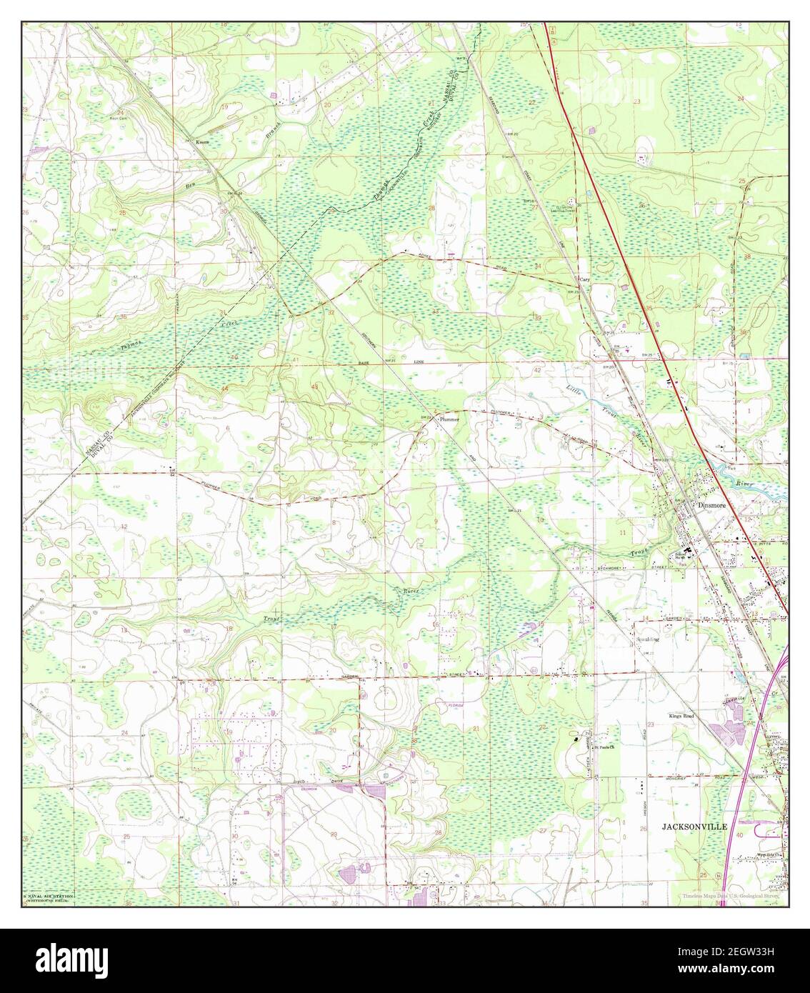 Map of dinsmore hi-res stock photography and images - Alamy