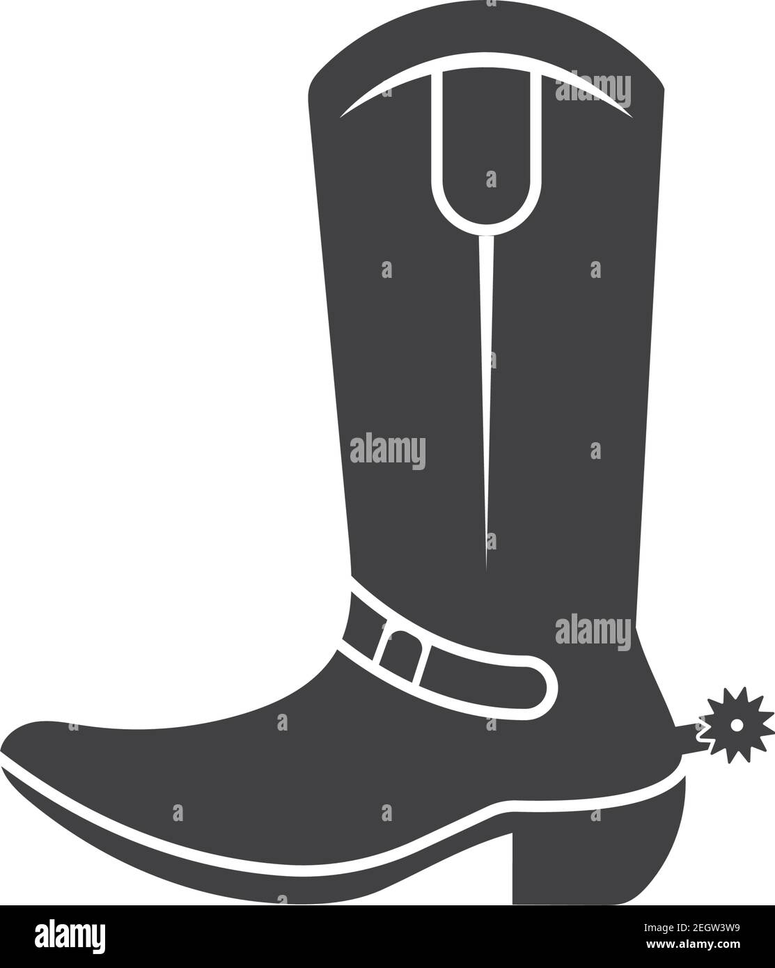 Cowboy Boot Template