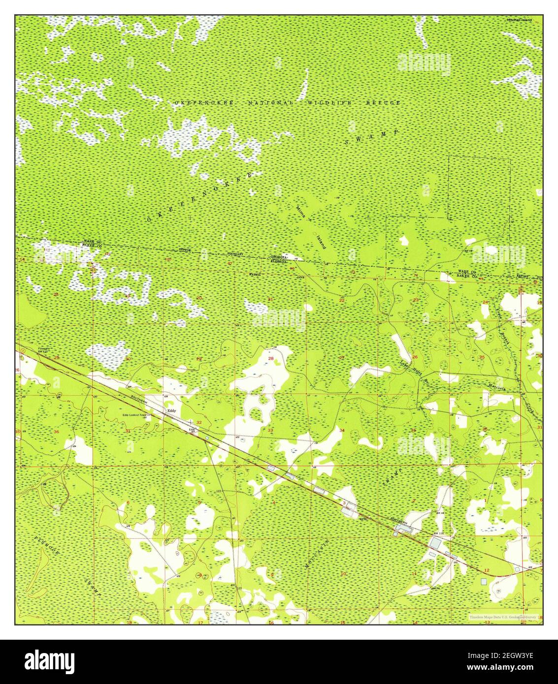Eddy, Florida, map 1956, 1:24000, United States of America by Timeless ...