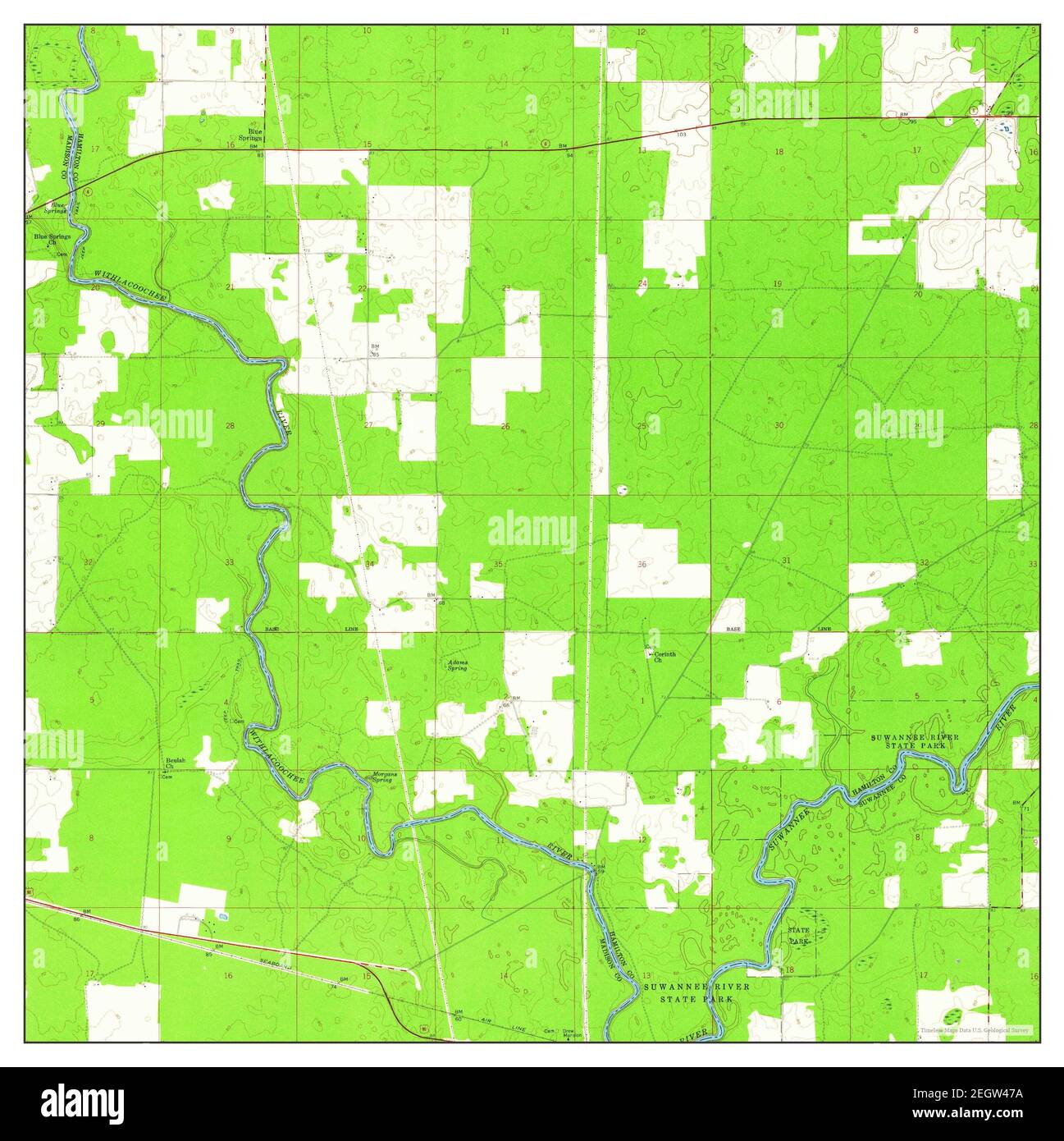 Ellaville, Florida, map 1959, 1:24000, United States of America by ...