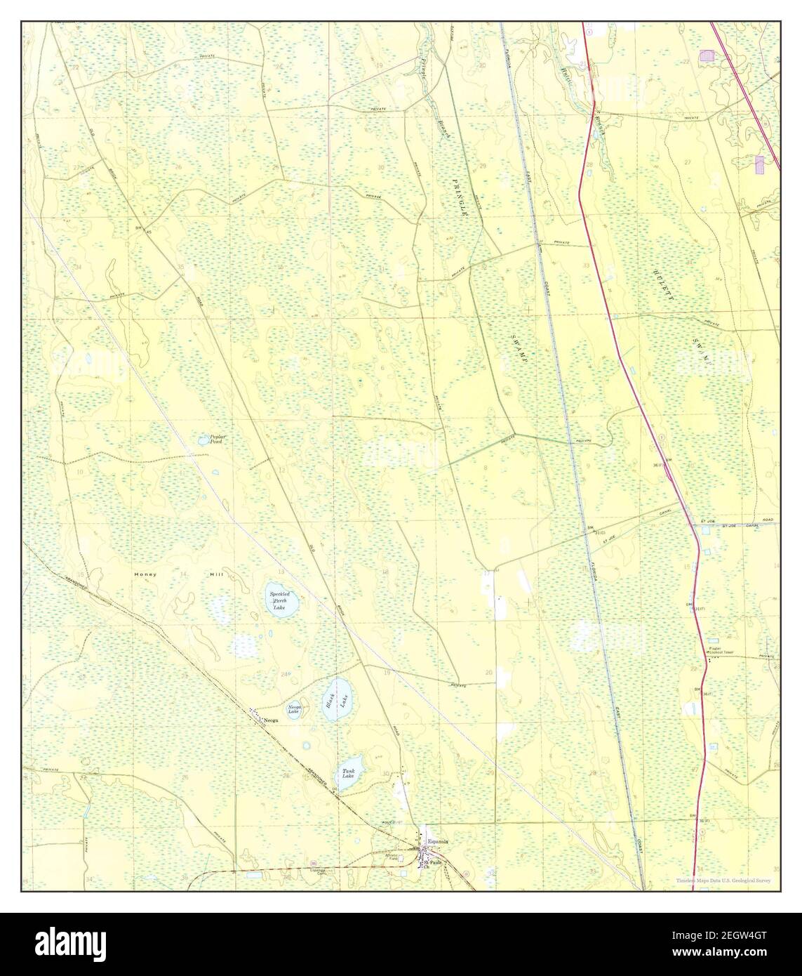 Map of espanola hi-res stock photography and images - Alamy
