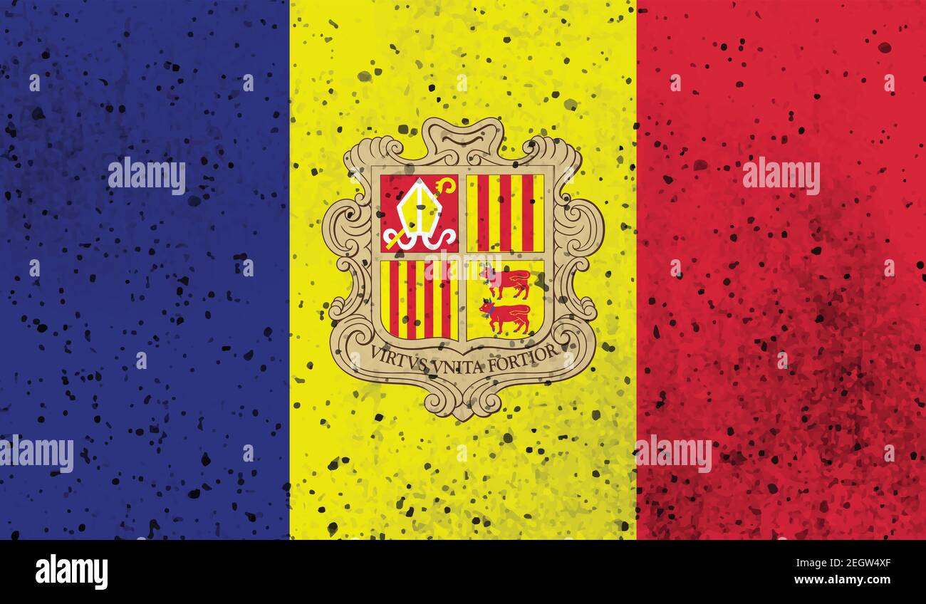 Italy flag with waving grunge texture. Vector background Stock Vector ...