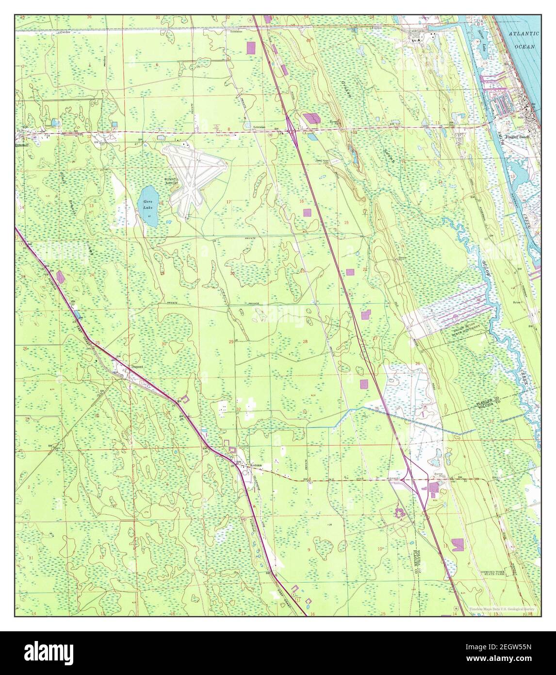 Map Of Flagler High Resolution Stock Photography and Images - Alamy