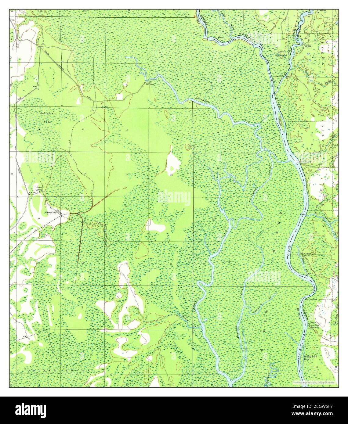 Forbes Island, Florida, map 1944, 1:24000, United States of America by ...