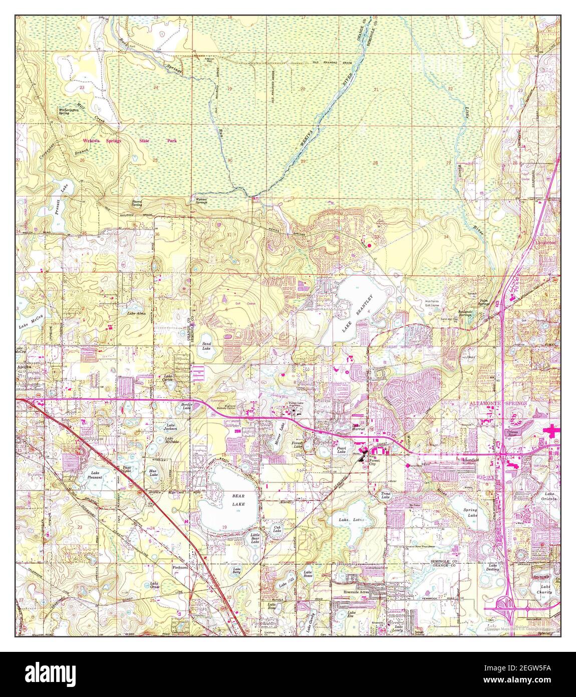 Florida forest not snake Cut Out Stock Images & Pictures - Alamy