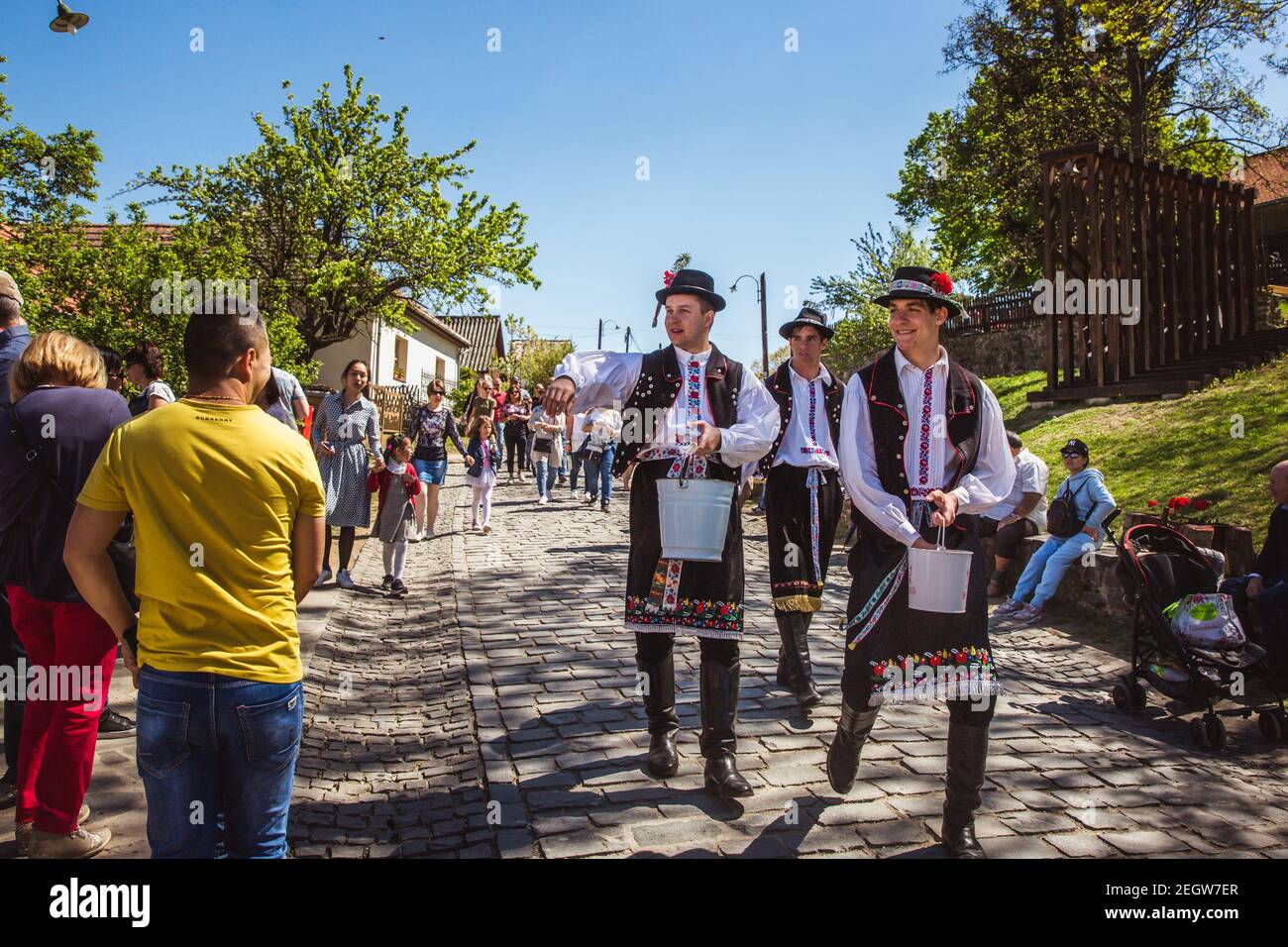Old man in holloko village hi-res stock photography and images - Alamy