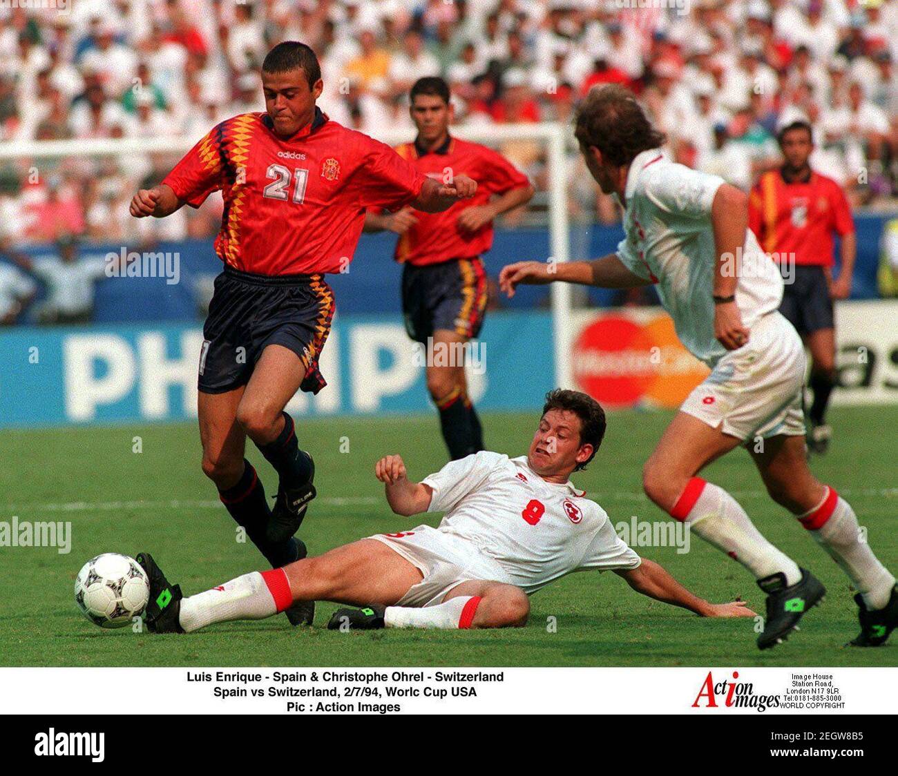 Luis enrique world cup 1994 hi-res stock photography and images - Alamy