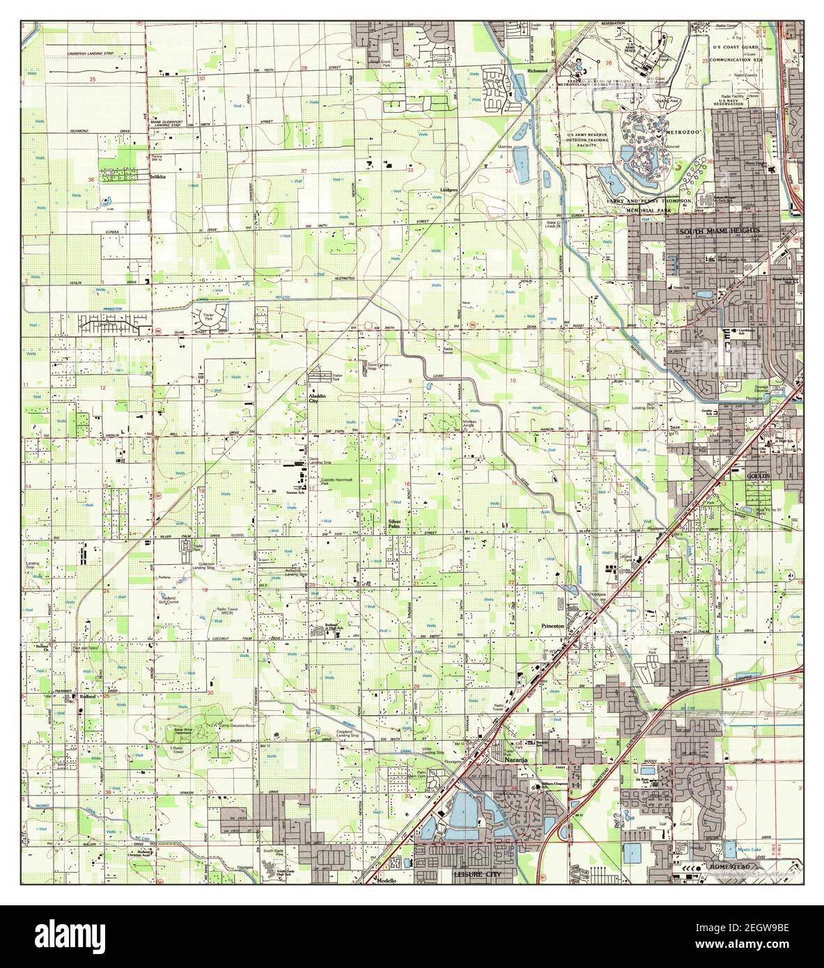Goulds, Florida, map 1988, 1:24000, United States of America by ...