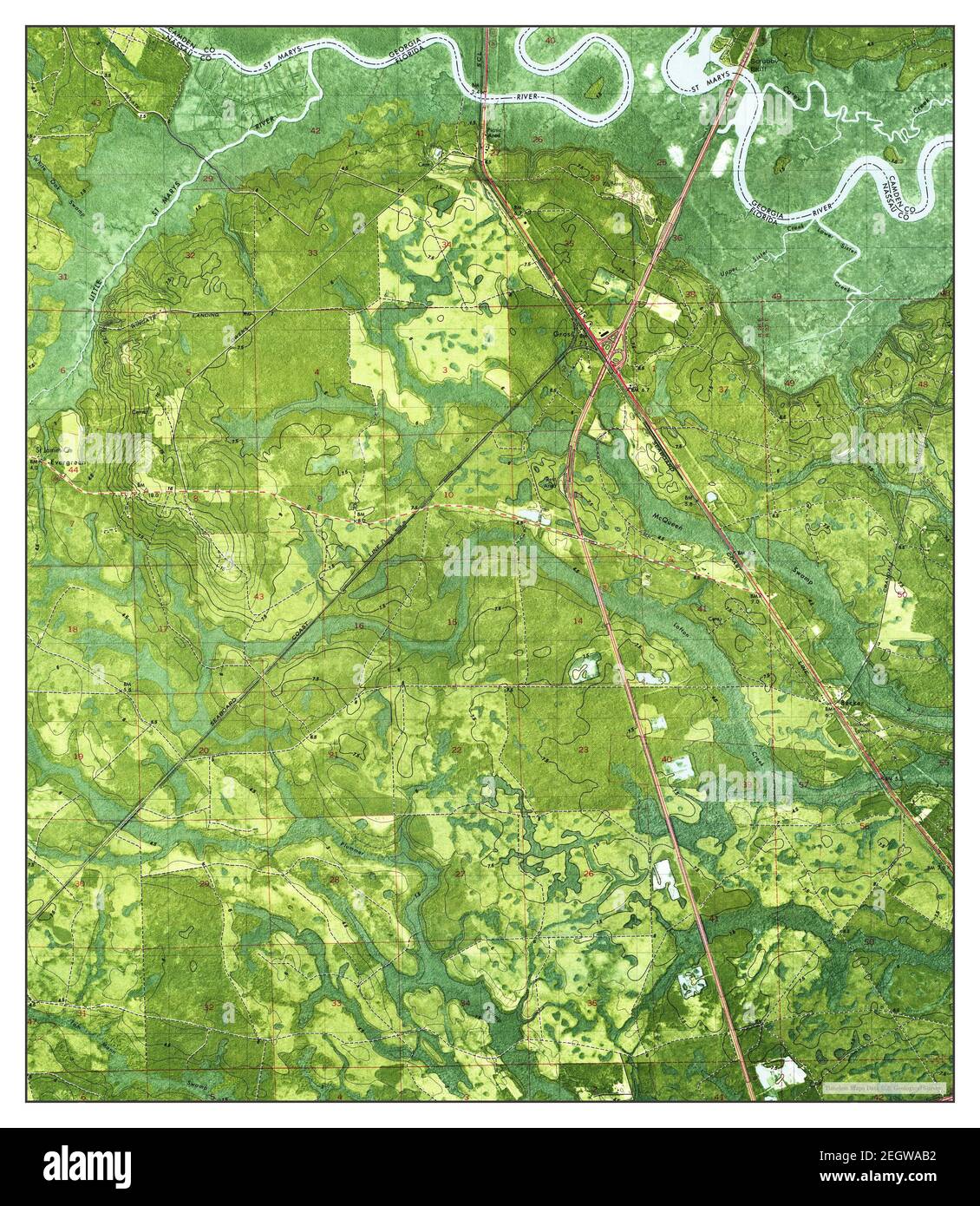 Gross, Florida, map 1979, 1:24000, United States of America by Timeless ...