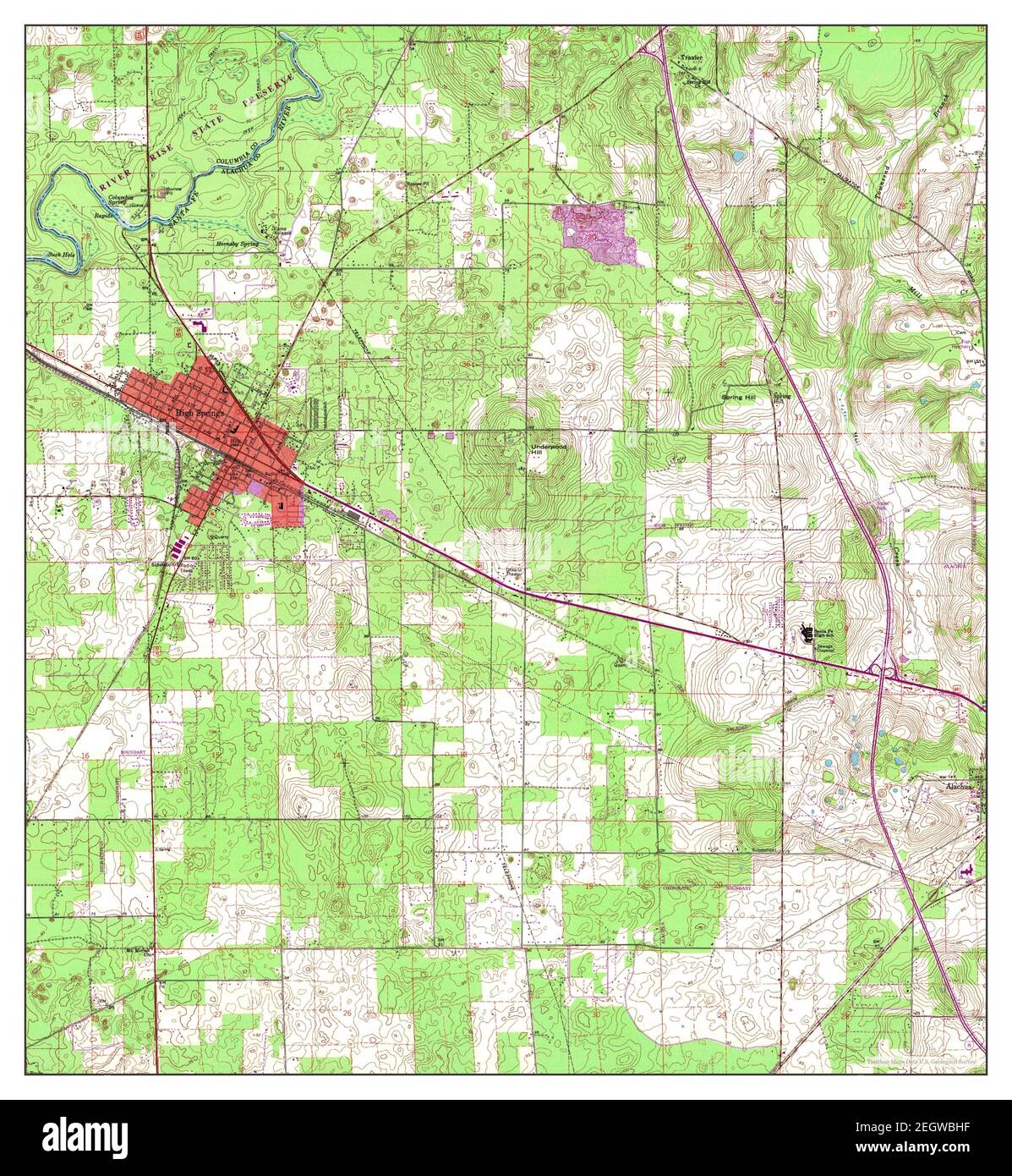 High Springs Florida Map