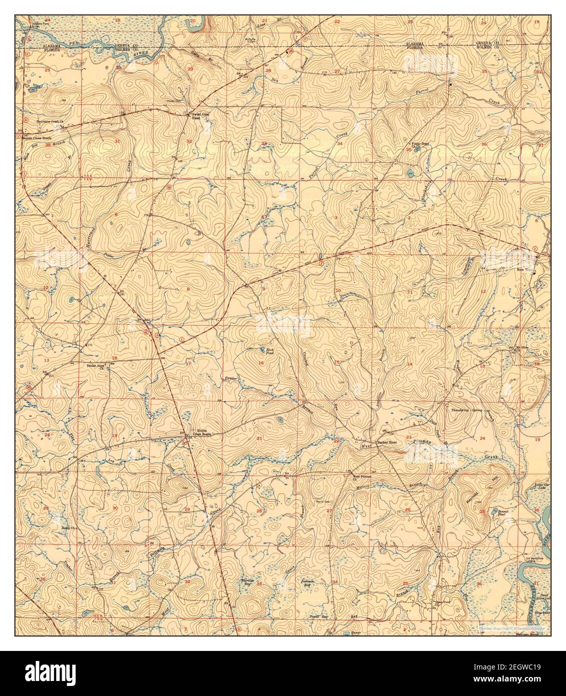 Map of hobbs hi-res stock photography and images - Alamy