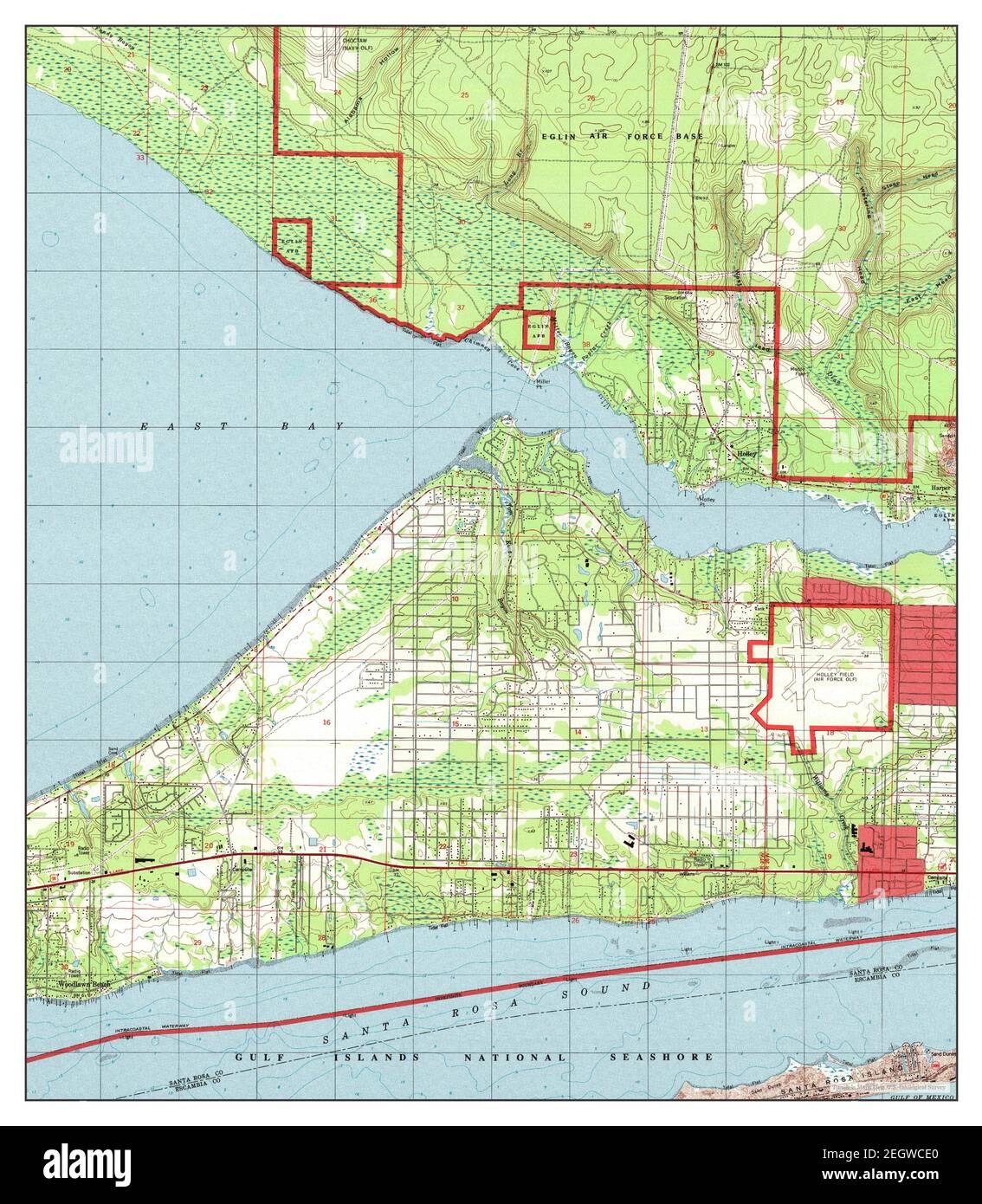 Holley, Florida, map 1994, 1:24000, United States of America by ...