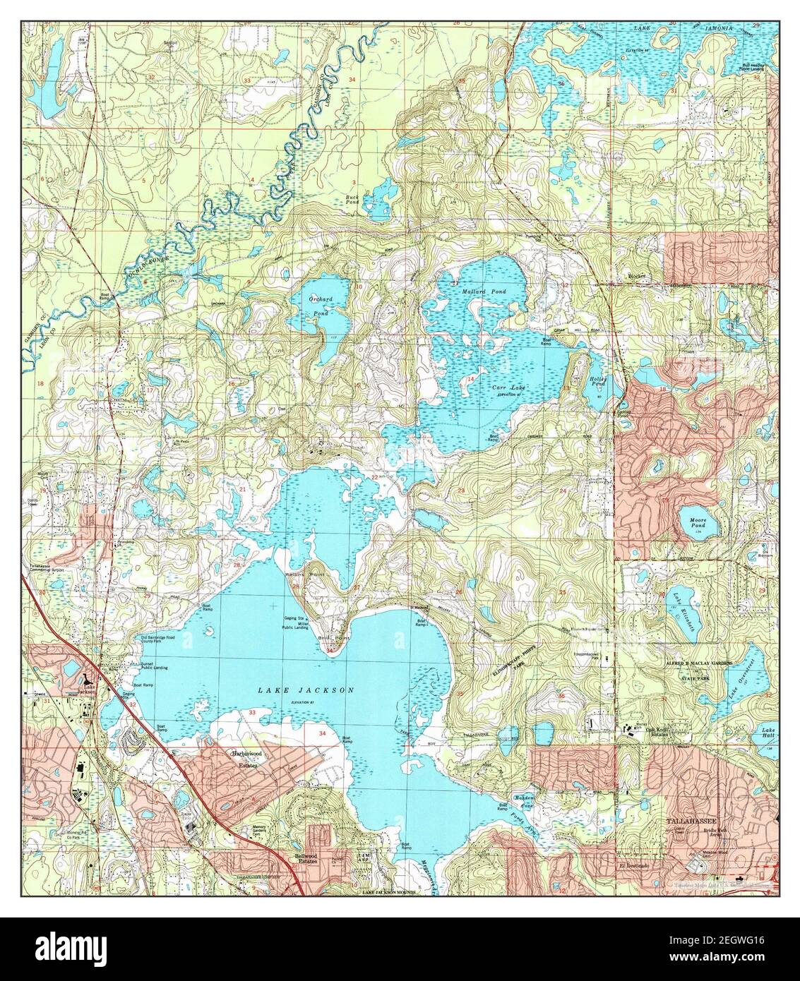 Lake Jackson, Florida, map 1999, 1:24000, United States of America by ...