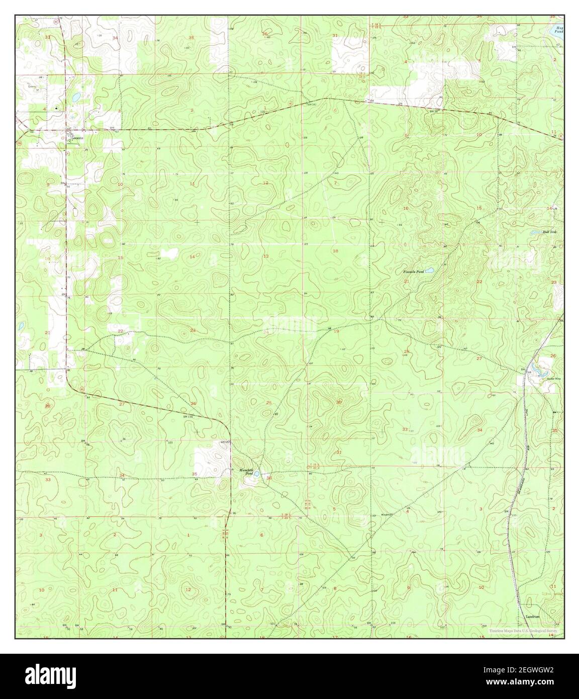 Lecanto, Florida, map 1954, 1:24000, United States of America by ...