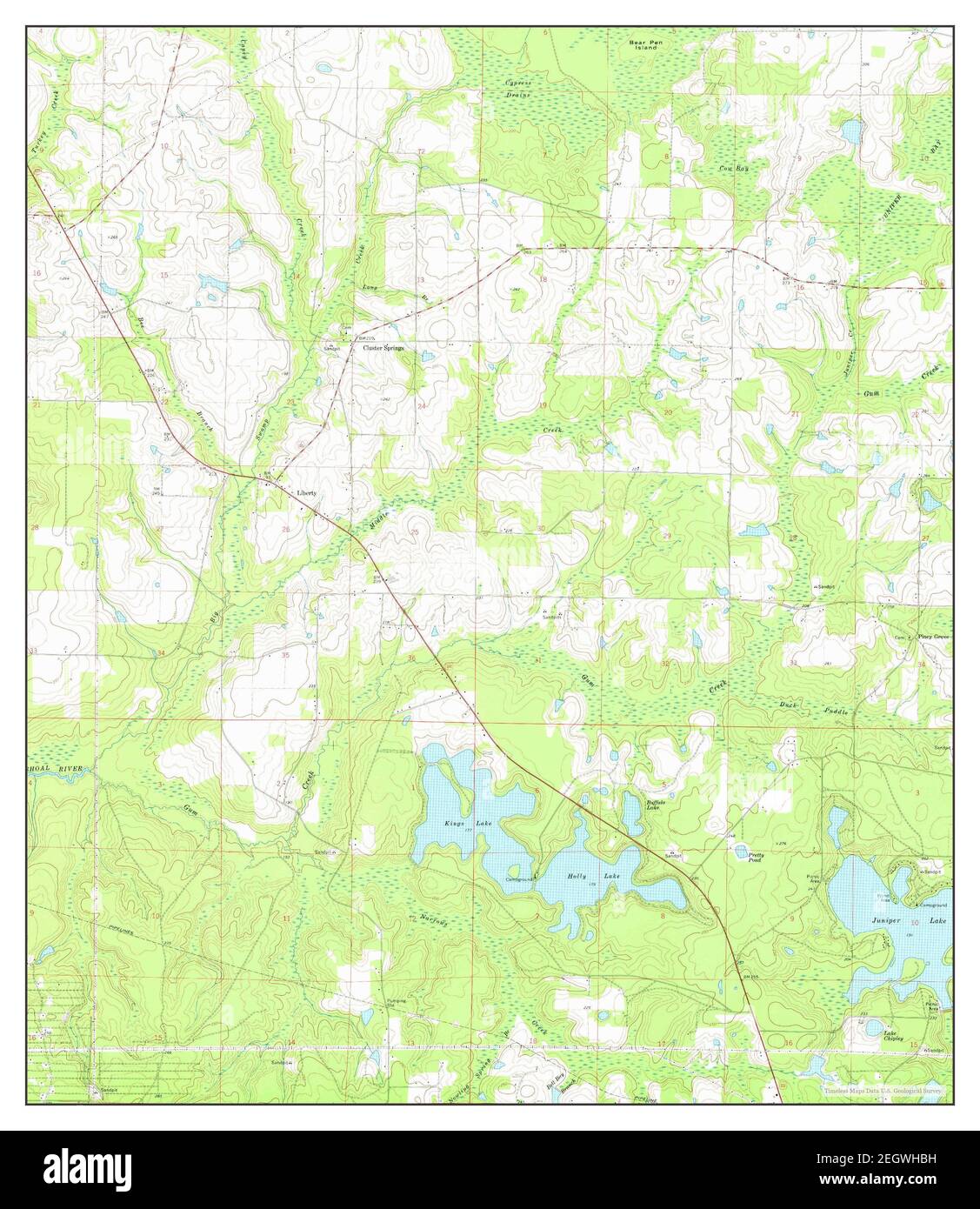 Liberty, Florida, map 1973, 1:24000, United States of America by ...