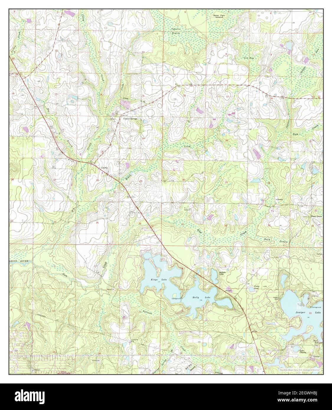 Liberty, Florida, map 1973, 1:24000, United States of America by ...