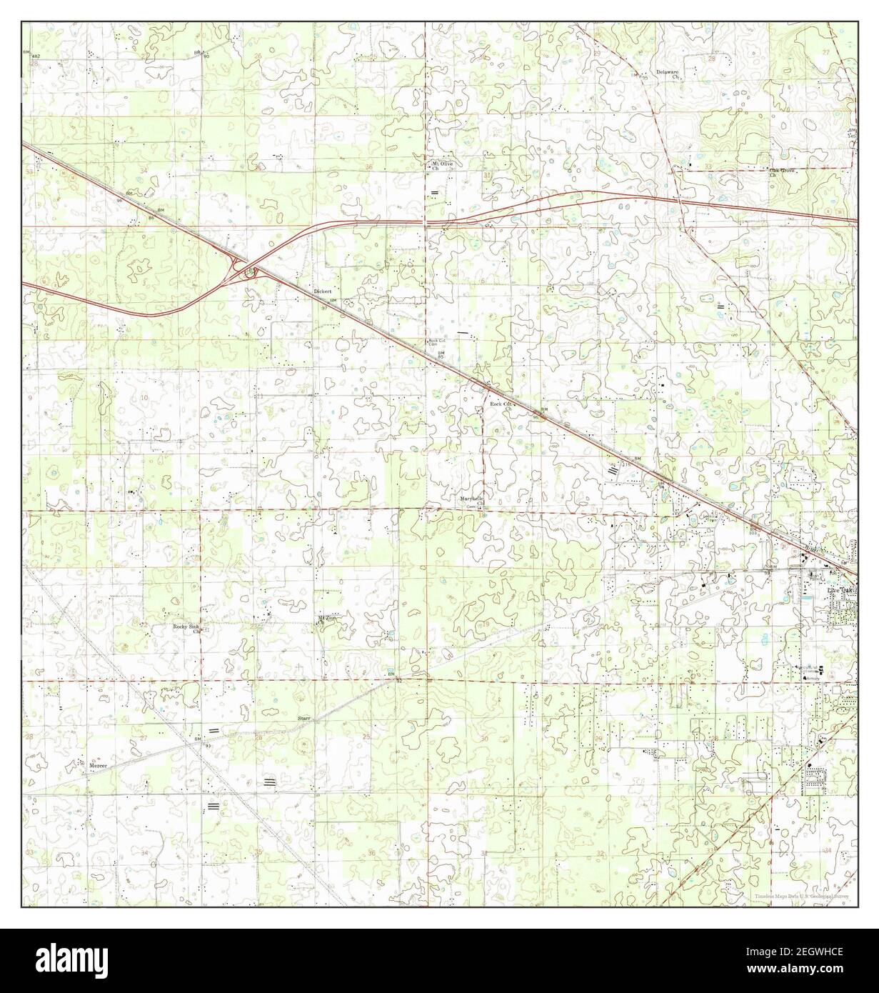 Map of live oak hi-res stock photography and images - Alamy