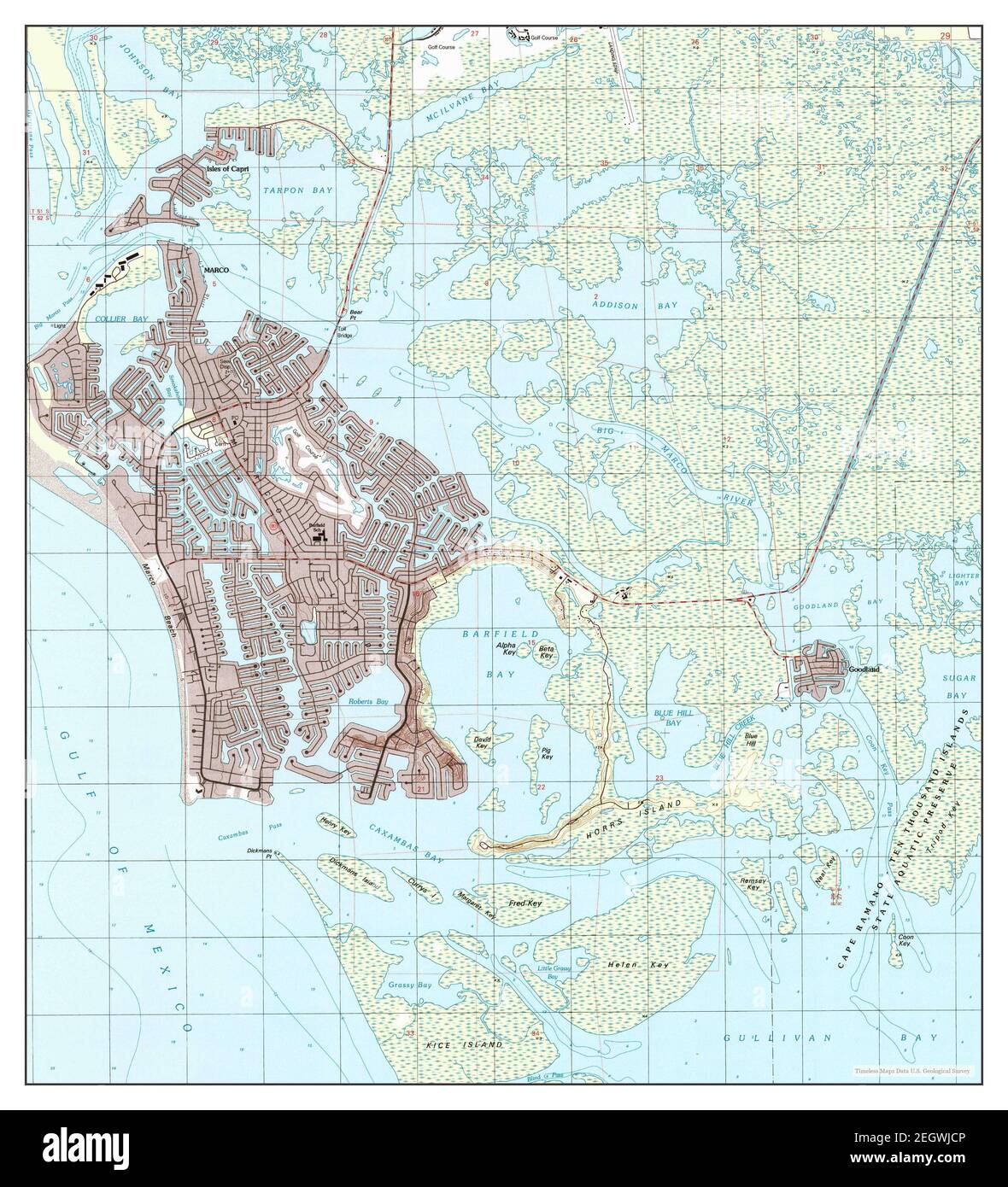 Marco Florida Map