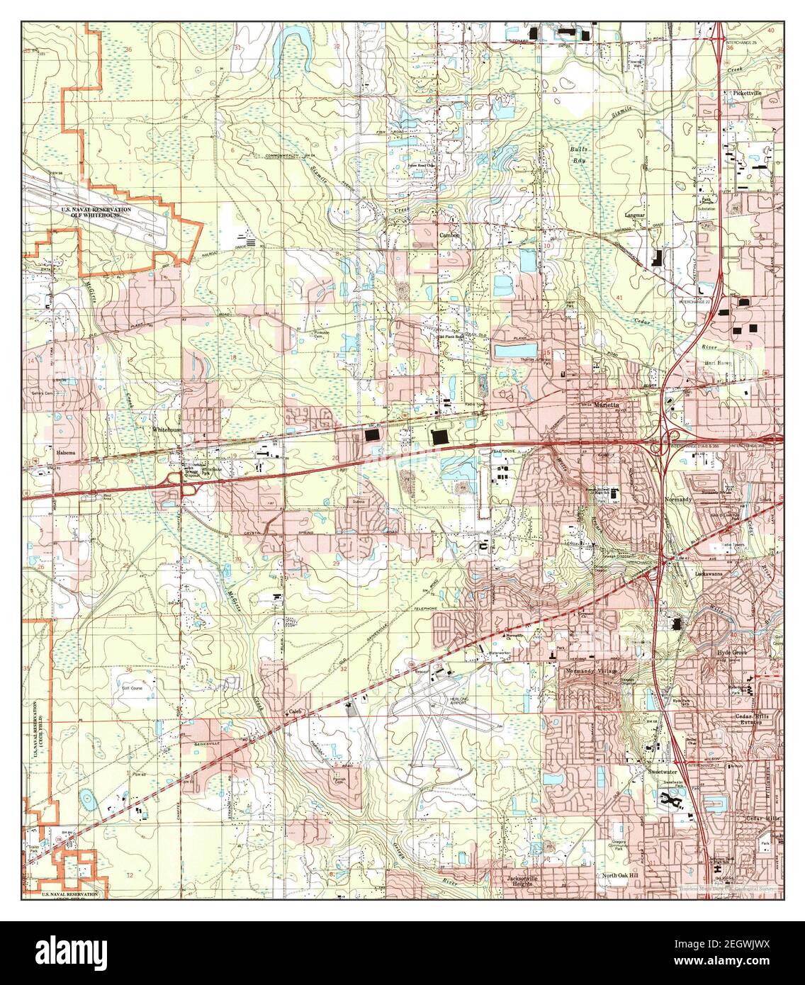 Map of marietta Cut Out Stock Images & Pictures - Alamy