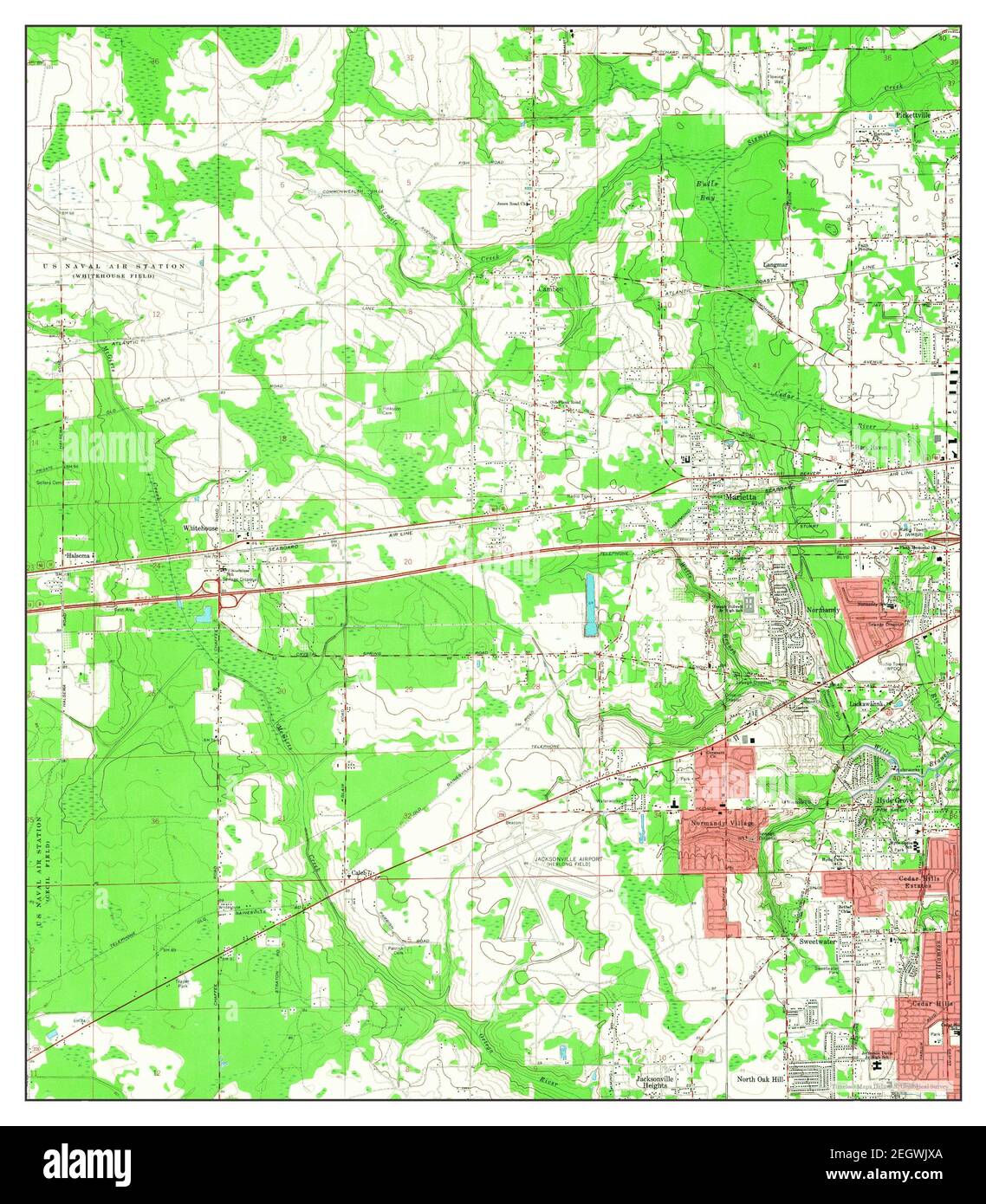 Vintage map of marietta Cut Out Stock Images & Pictures - Alamy
