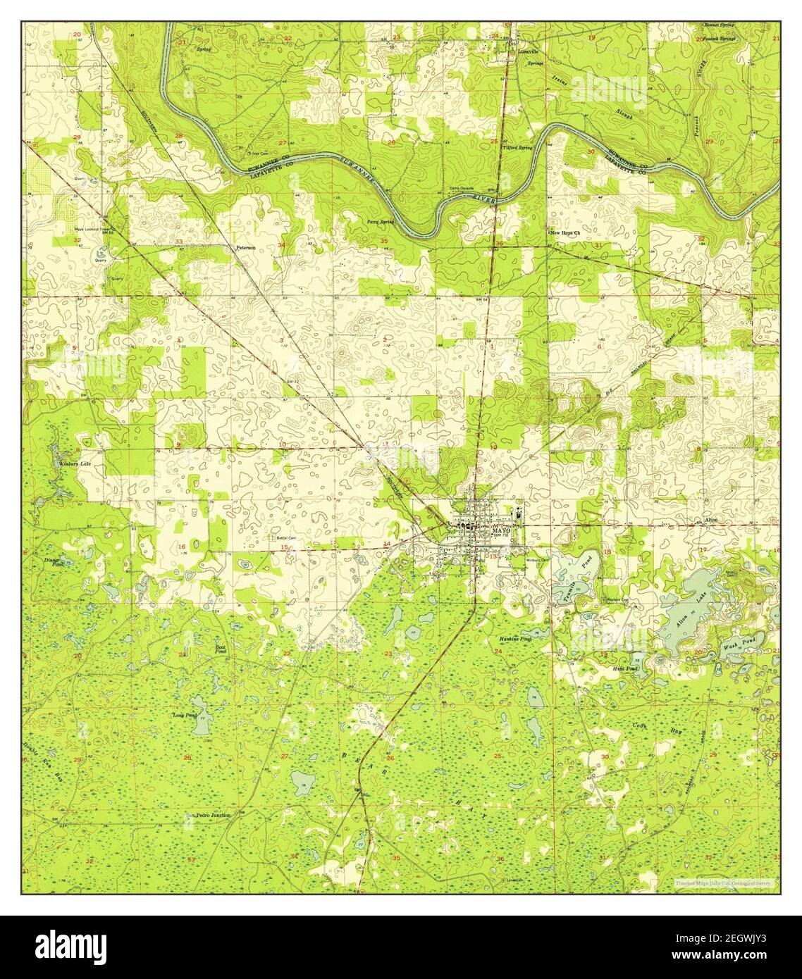 Map of mayo florida hi-res stock photography and images - Alamy