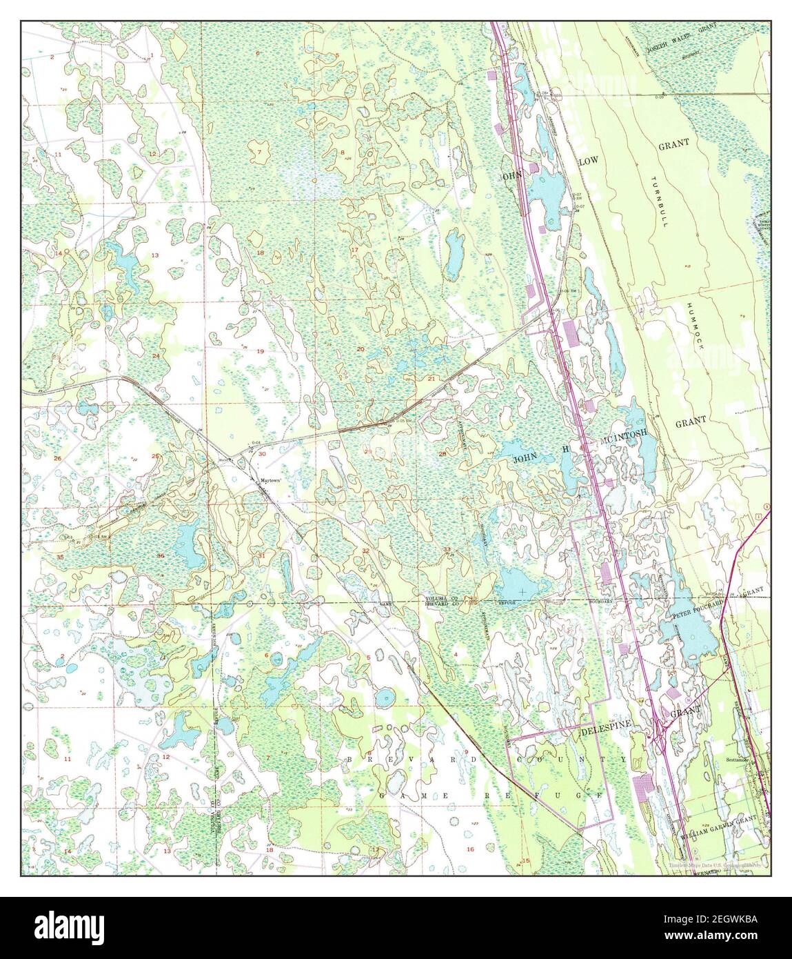 Maytown, Florida, map 1950, 1:24000, United States of America by ...