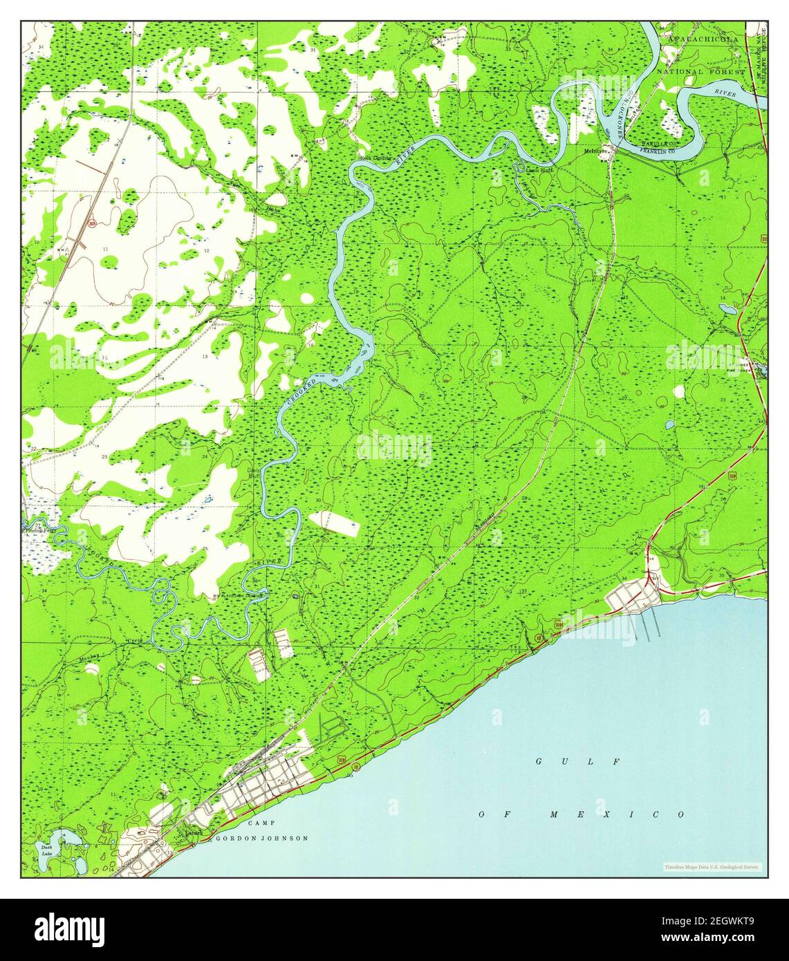 McIntyre, Florida, map 1945, 1:24000, United States of America by ...