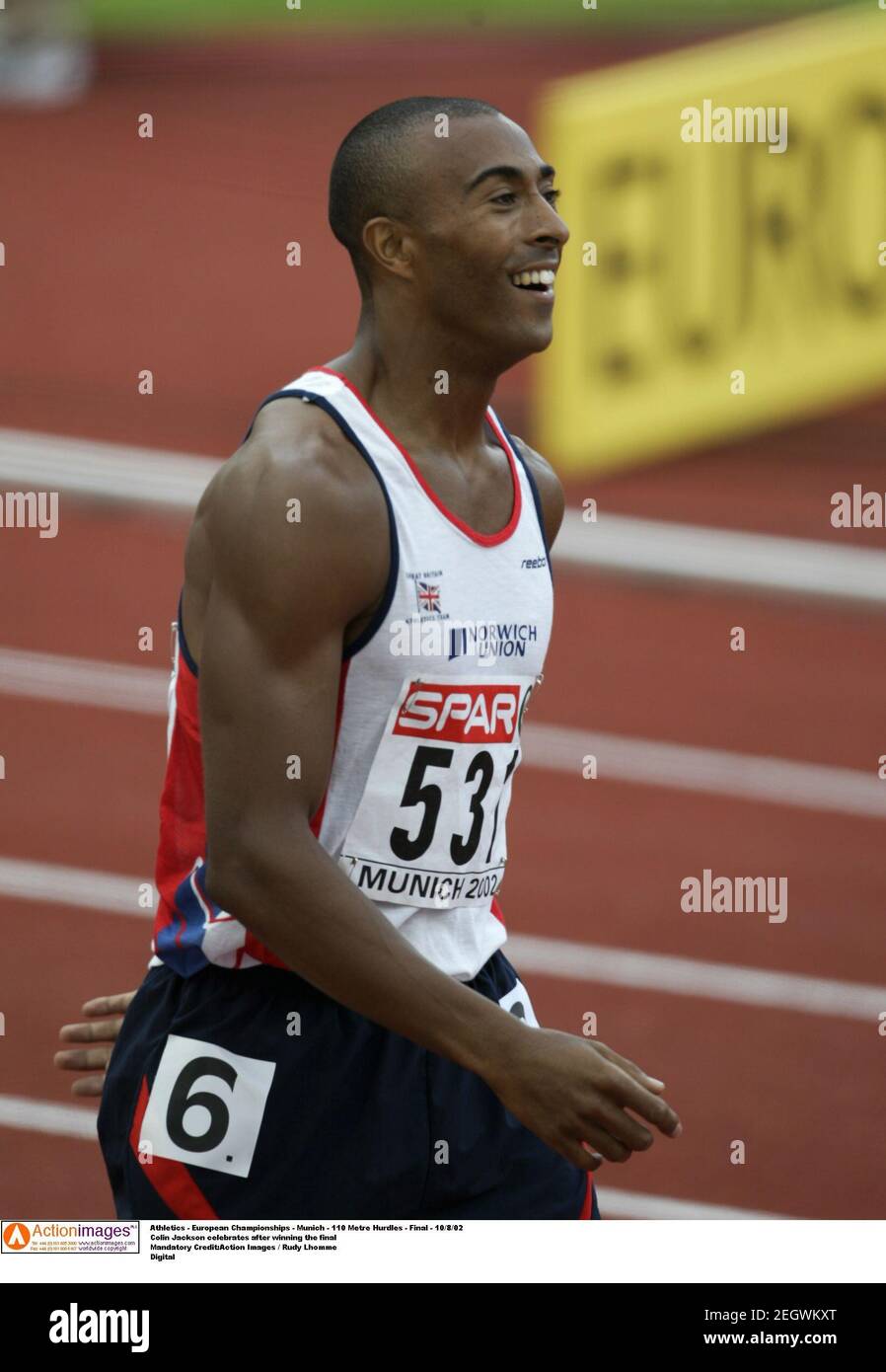 Colin jackson 110 hurdles hi-res stock photography and images - Alamy