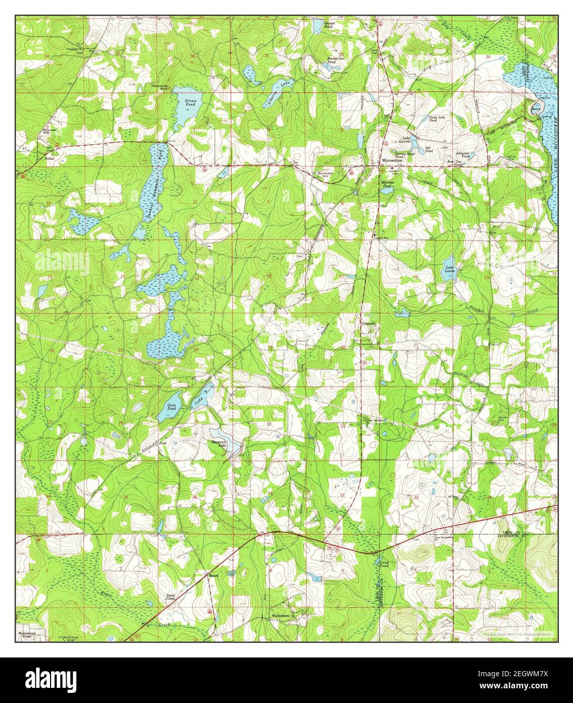 Miccosukee, Florida, map 1963, 1:24000, United States of America by ...