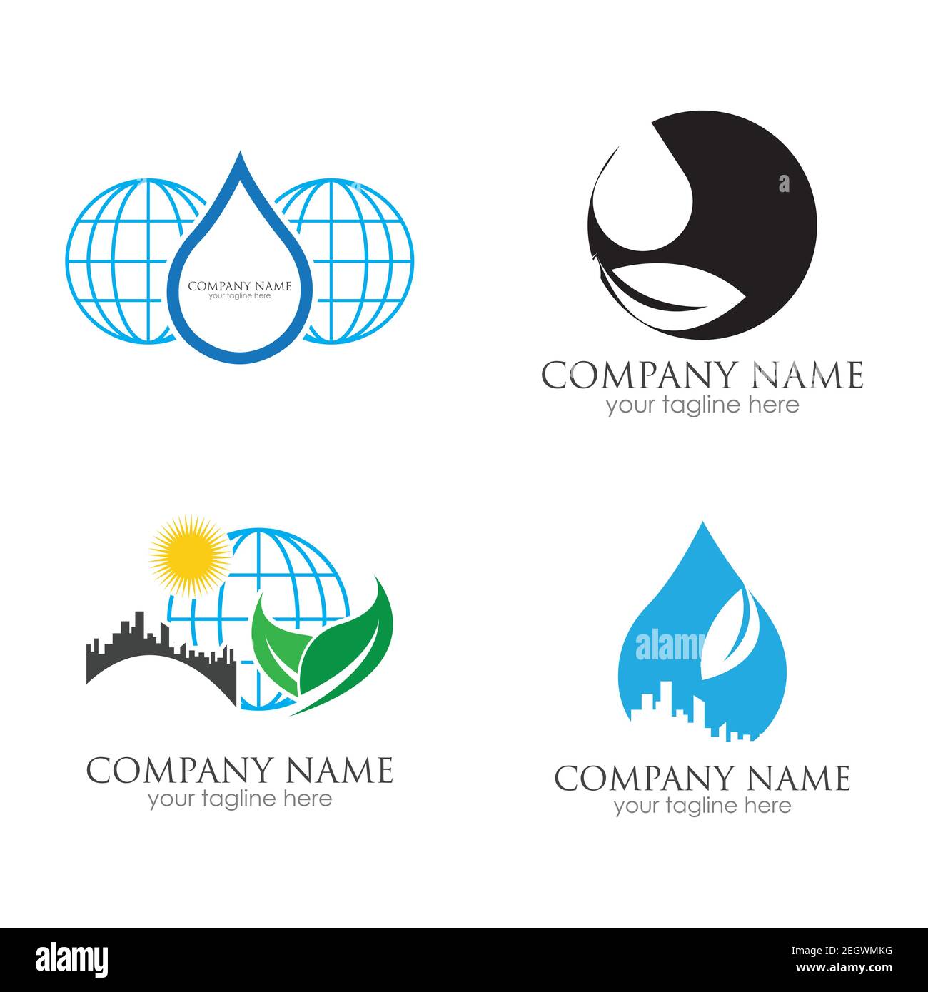 go green logo symbol vector illustration design template Stock Vector ...