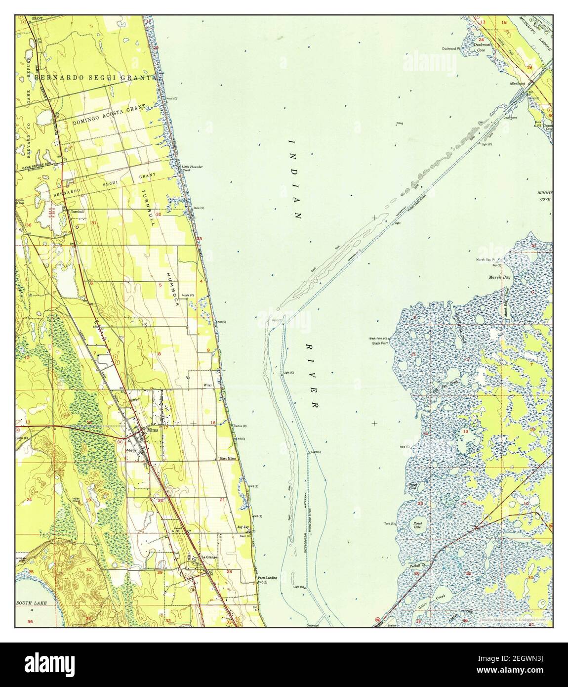 Map of mims Cut Out Stock Images & Pictures - Alamy