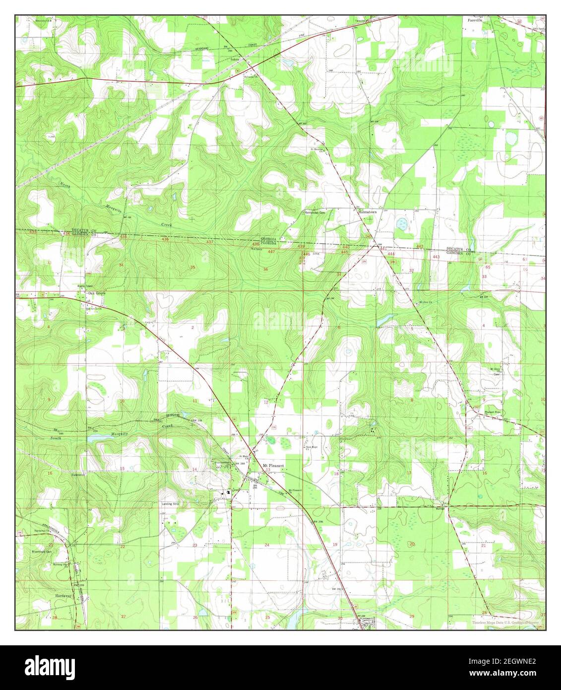Mt Pleasant, Florida, map 1982, 1:24000, United States of America by ...