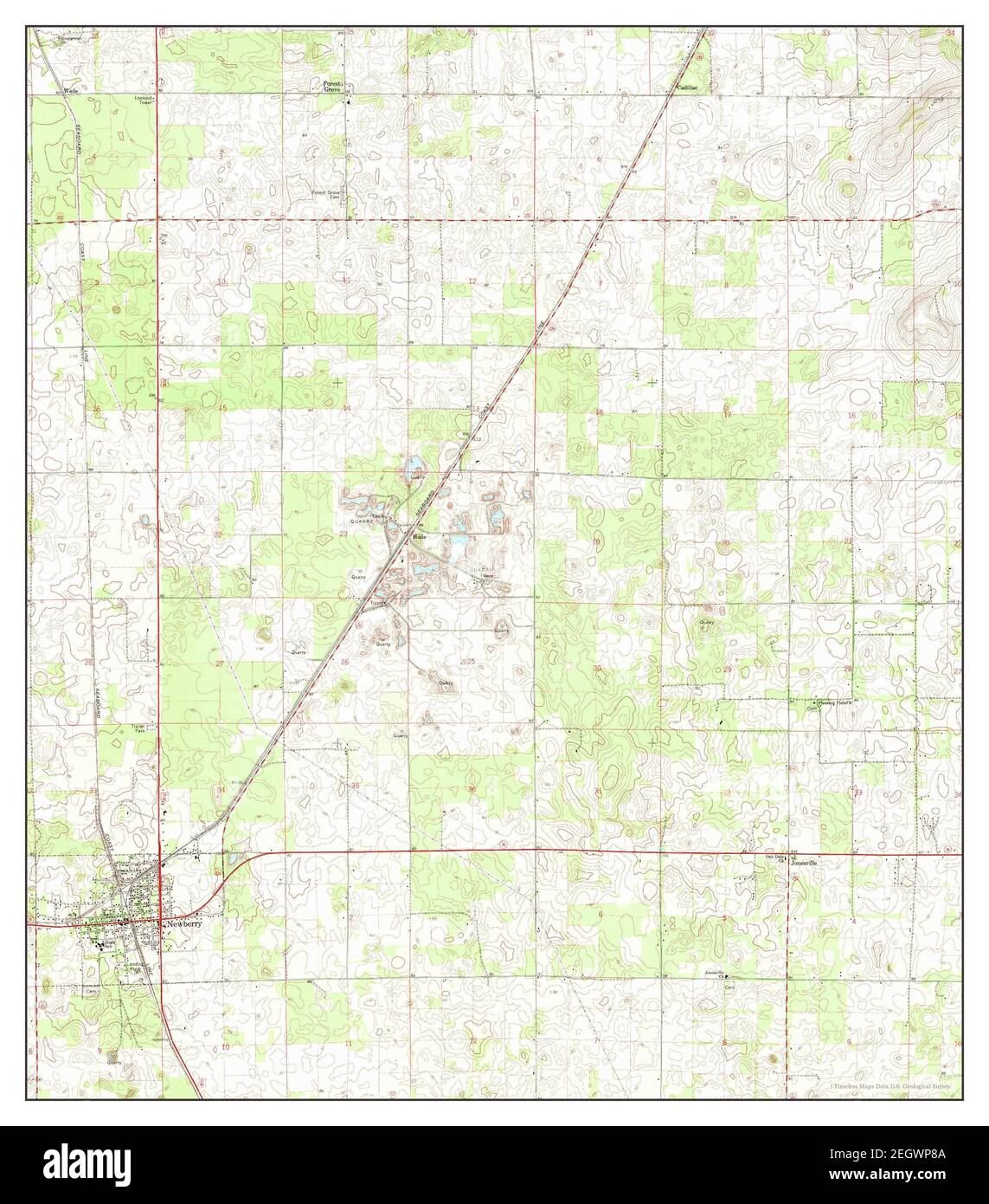 Newberry, Florida, map 1968, 1:24000, United States of America by ...