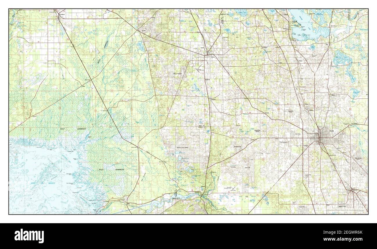Ocala florida map Cut Out Stock Images & Pictures - Alamy