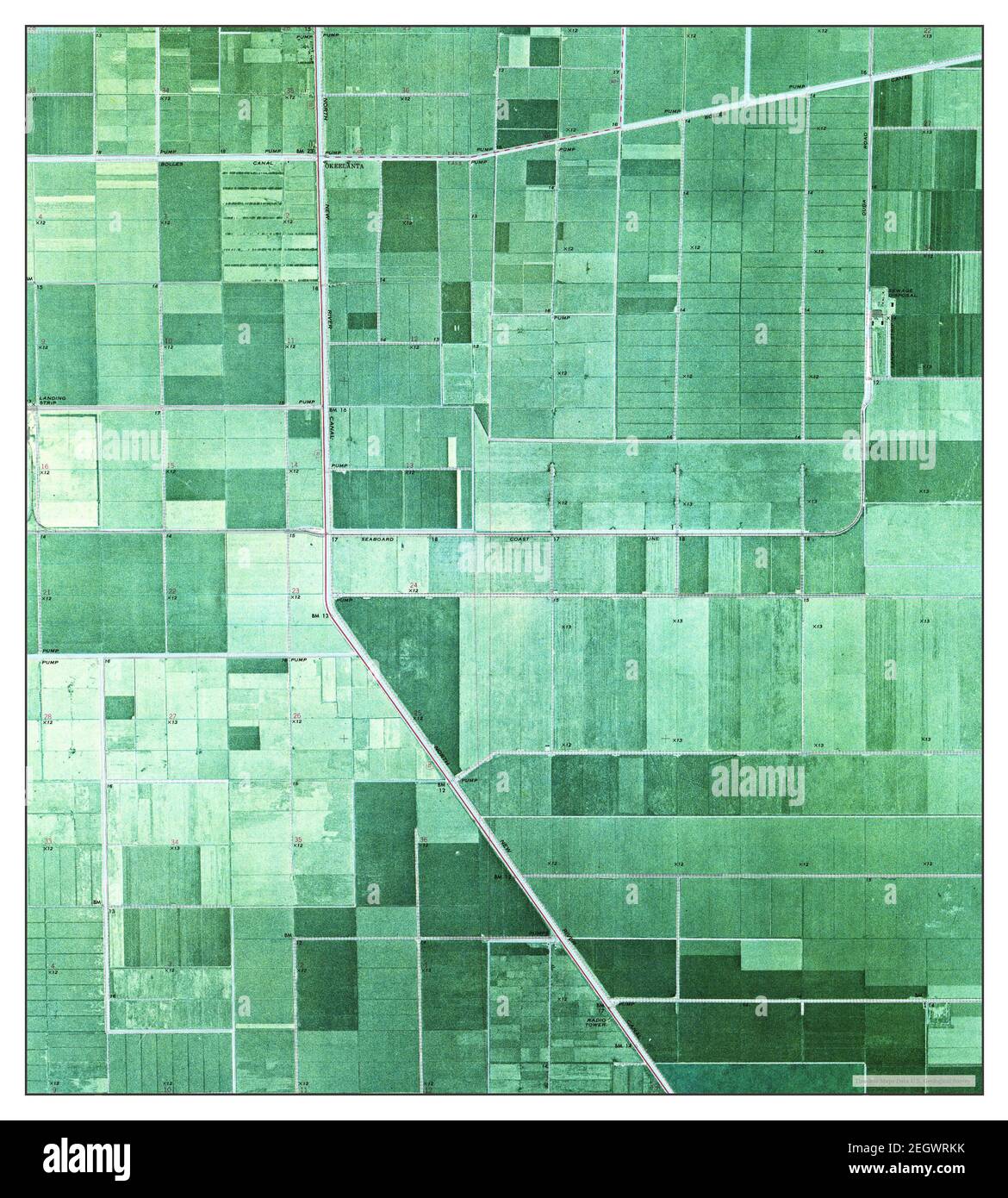 Okeelanta, Florida, map 1970, 1:24000, United States of America by ...