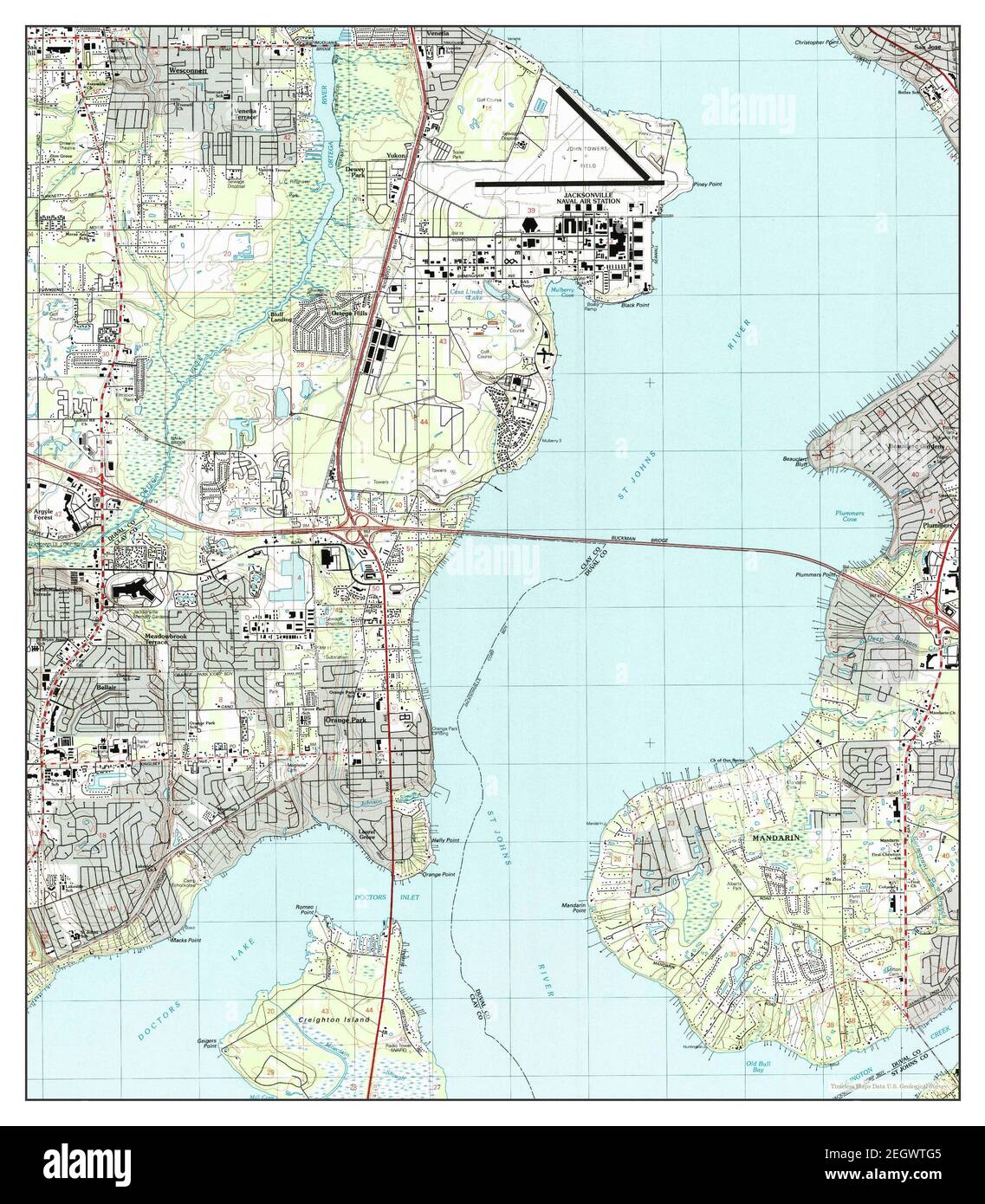 Orange county florida map hi-res stock photography and images - Alamy