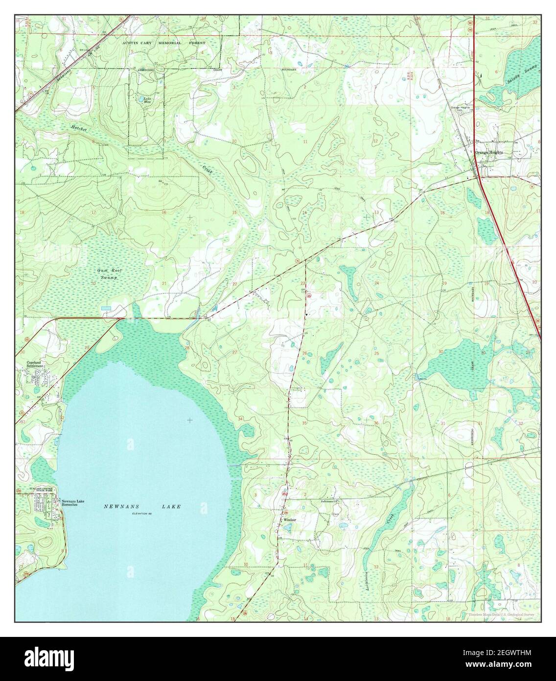 Orange Heights, Florida, map 1966, 1:24000, United States of America by ...