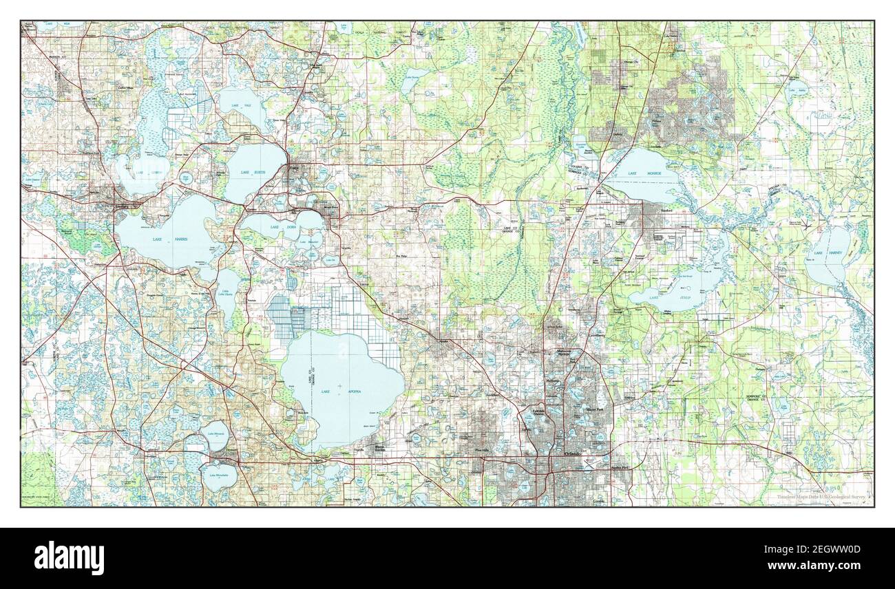 Map Of Orlando Florida High Resolution Stock Photography and Images - Alamy