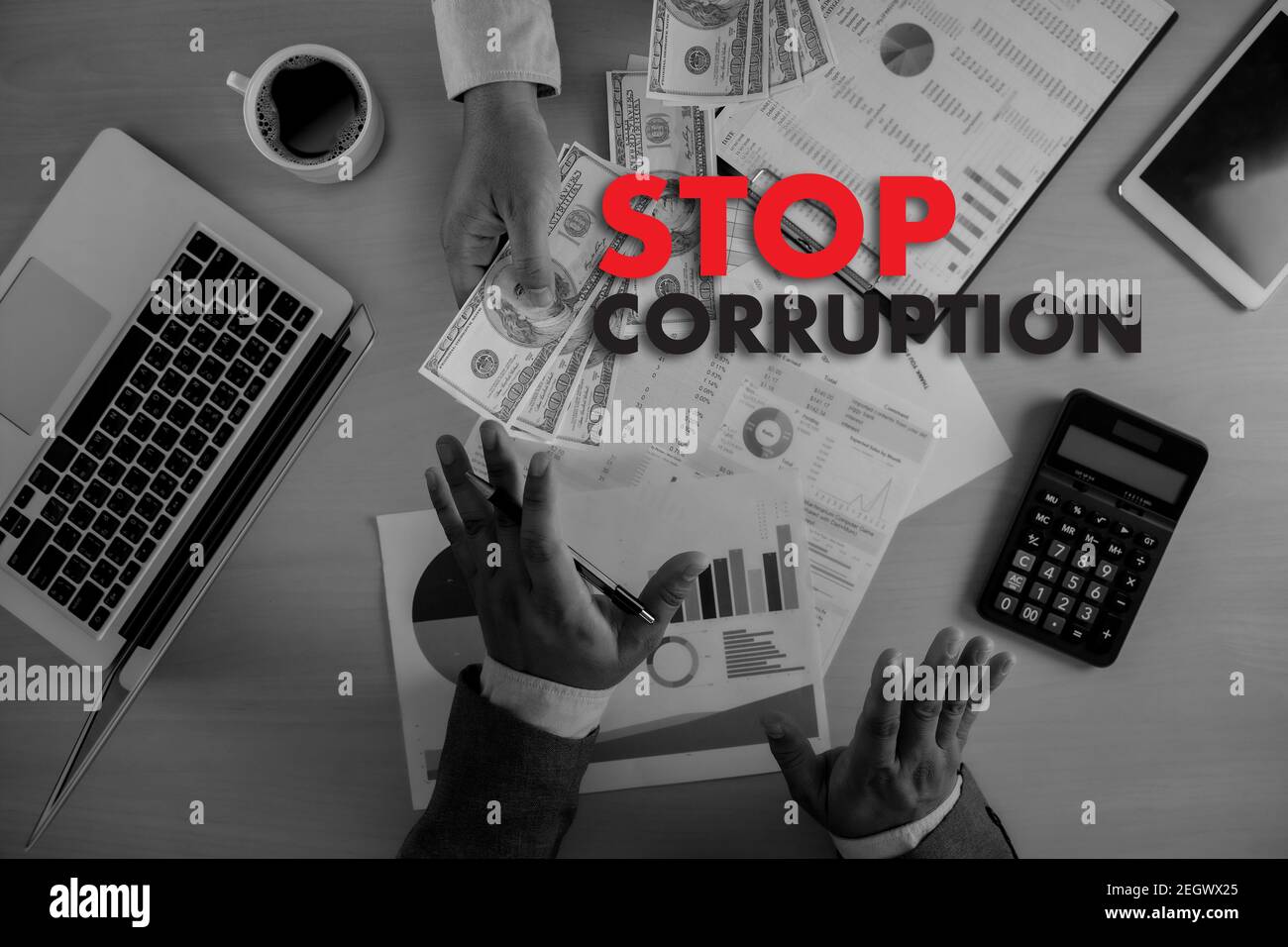 man dollars money corruption analysing growth profit financial trade ...