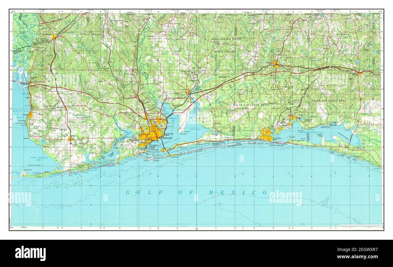 Nautical Maps Of Pensacola Florida