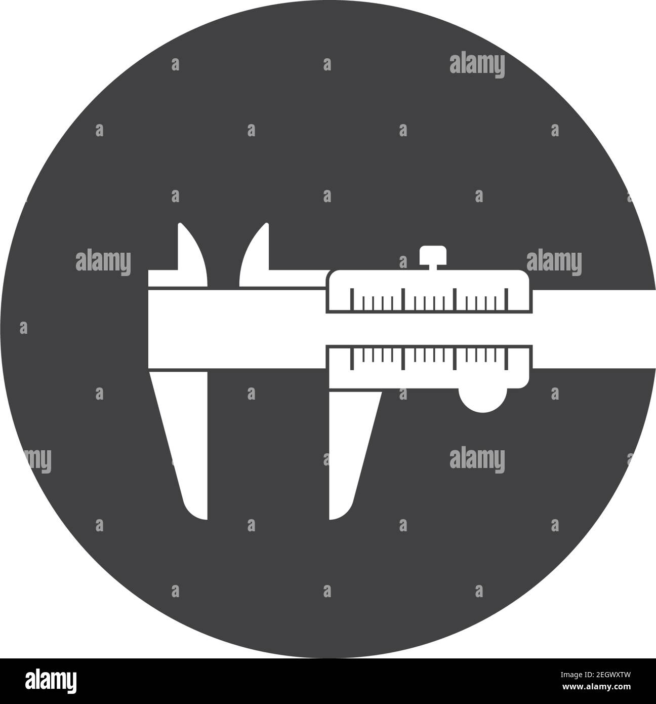 Vernier caliper vector vectors Stock Vector Images - Alamy