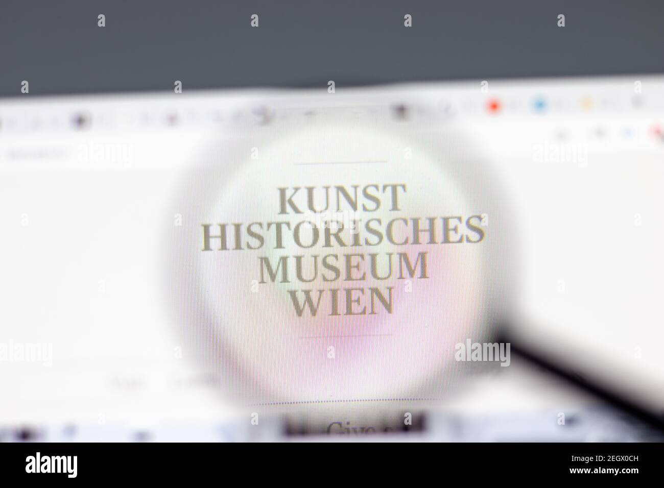 New York, USA - 15 February 2021: Kunsthistorisches Museum in Vienna ...