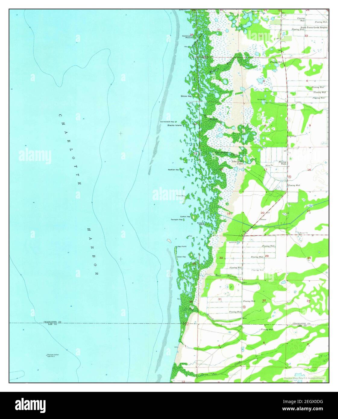 Punta gorda florida map hi-res stock photography and images - Alamy