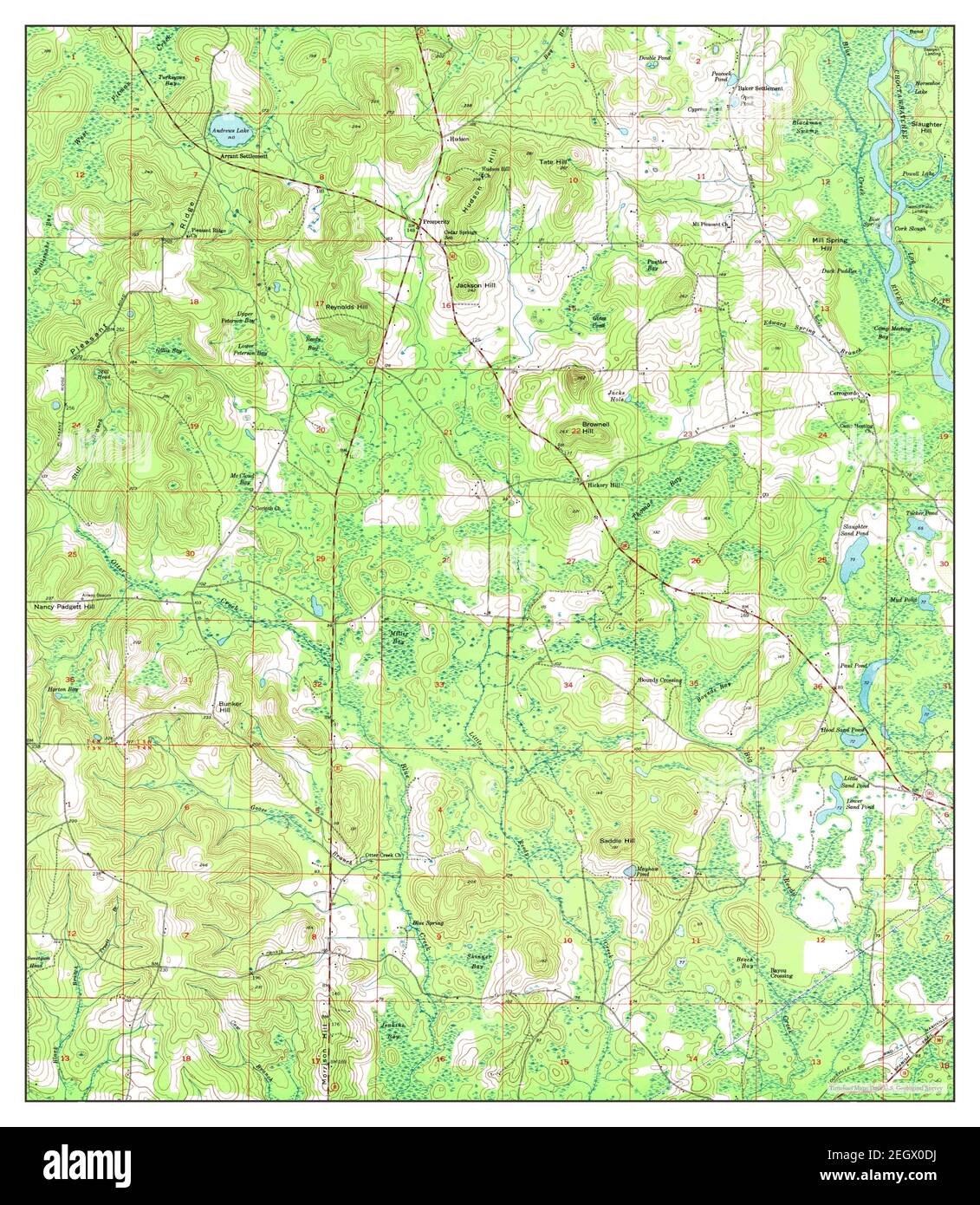 Prosperity, Florida, map 1950, 1:24000, United States of America by ...