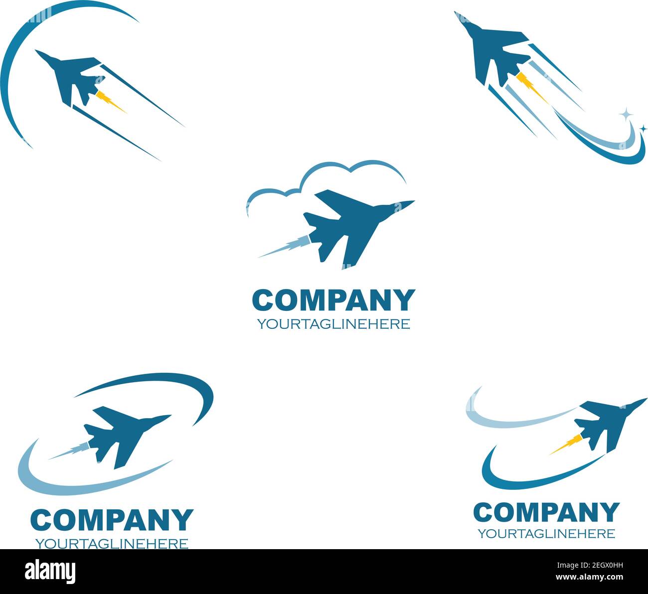 Flight of jets Stock Vector Images - Alamy