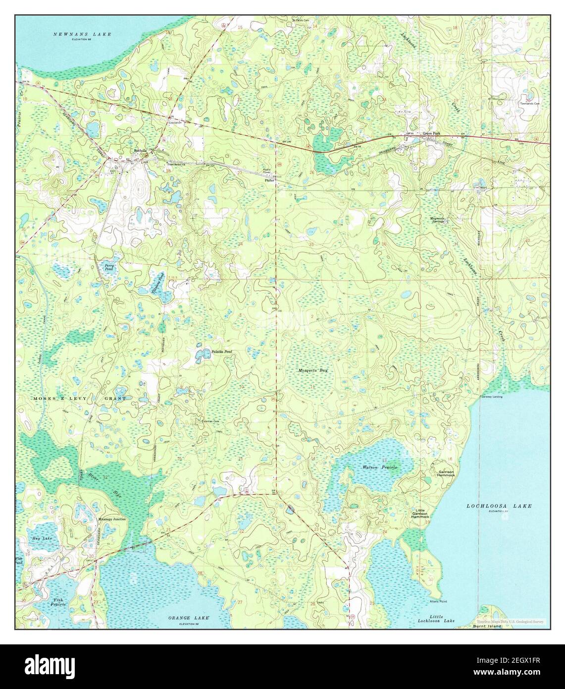 Rochelle, Florida, map 1966, 1:24000, United States of America by ...